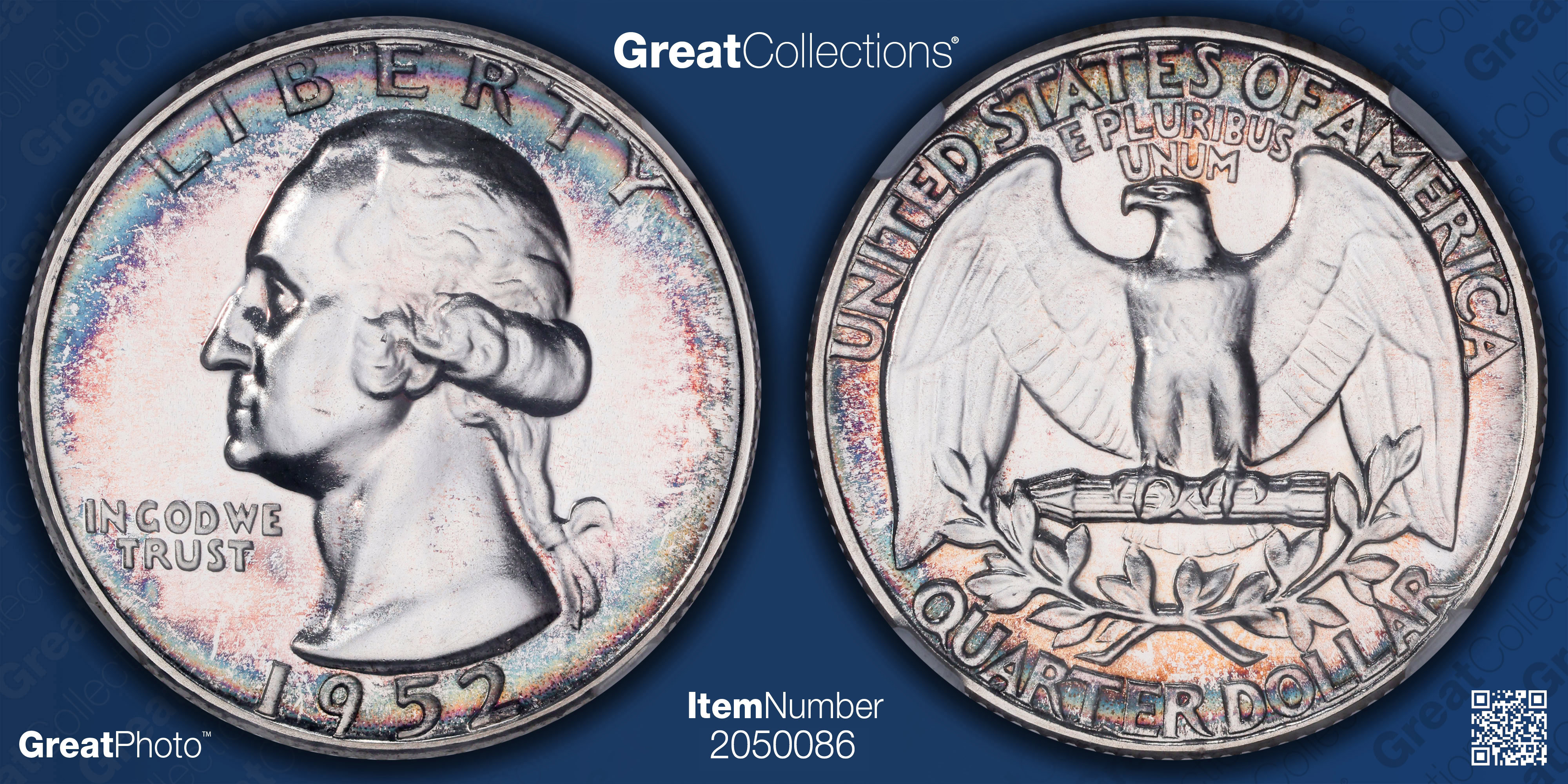 1952 Washington Quarter Superbird FS-902 NGC Proof-67 (Bill Fivaz ...
