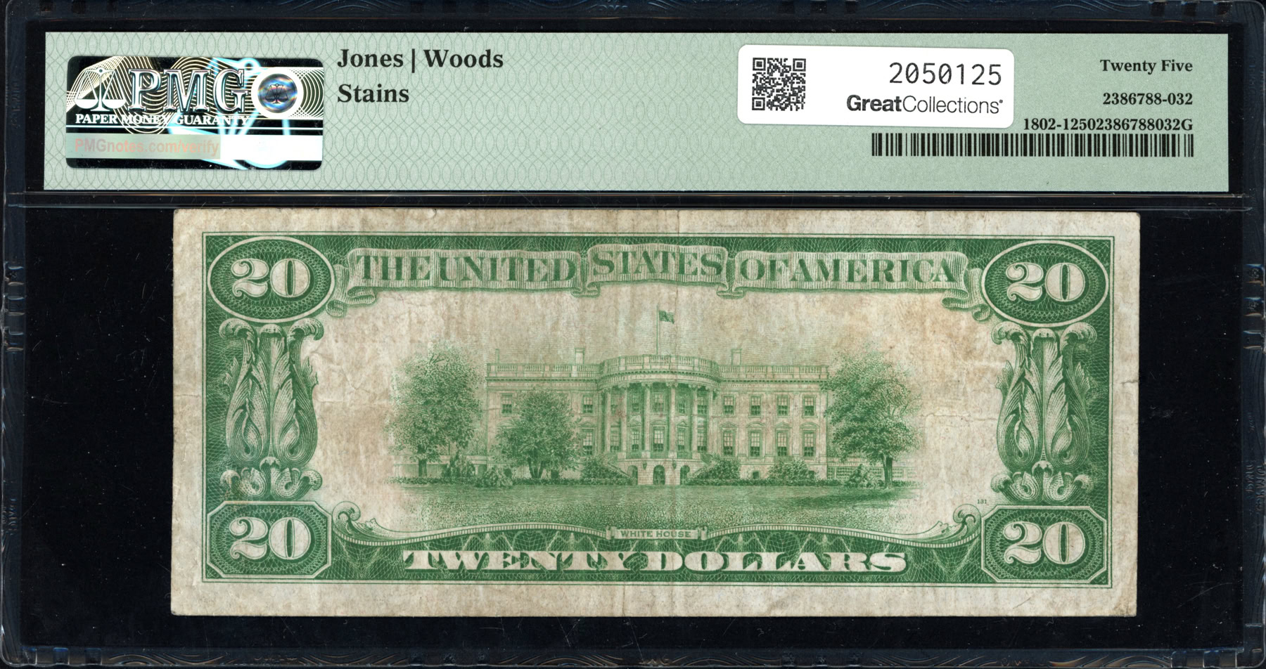 Fr. 1802-1 Boston, Massachusetts 1929 Type 1 $20 Note Federal National ...