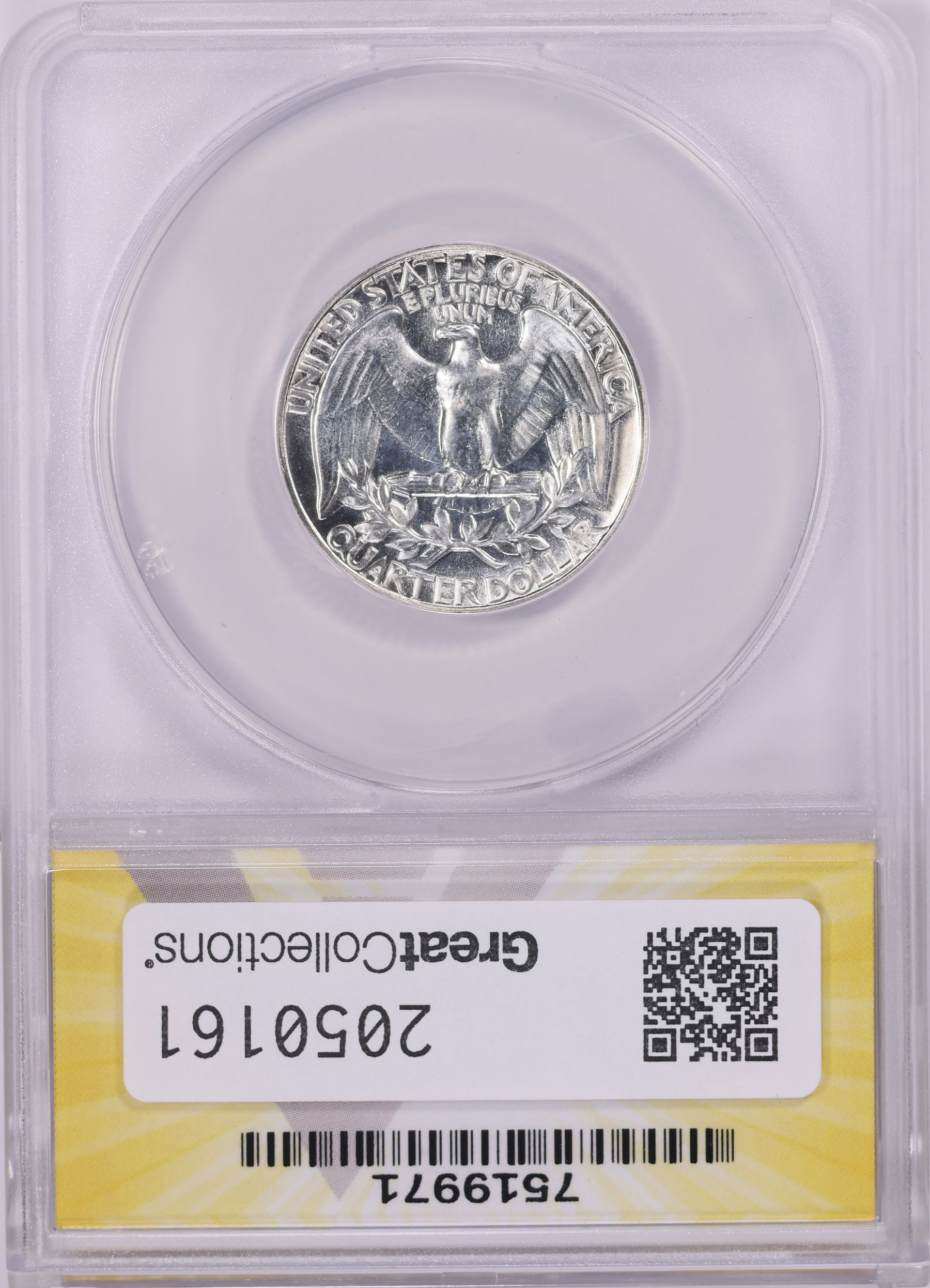 1952 Washington Quarter Superbird FS-901 ANACS Proof-65 (Item 2050161 ...