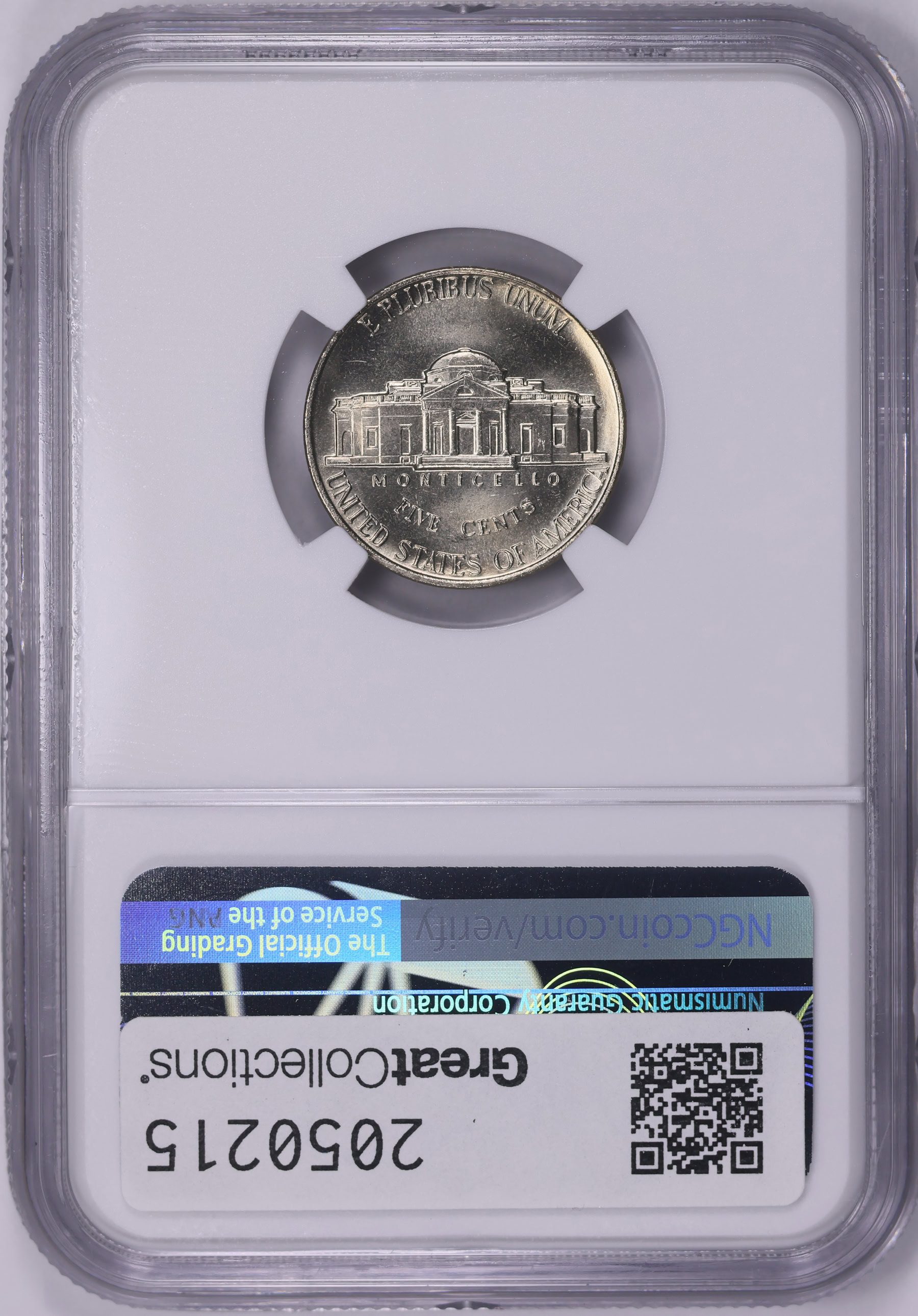 1990-D Jefferson Nickel NGC MS-66 6FS (Item 2050215) | GreatCollections ...