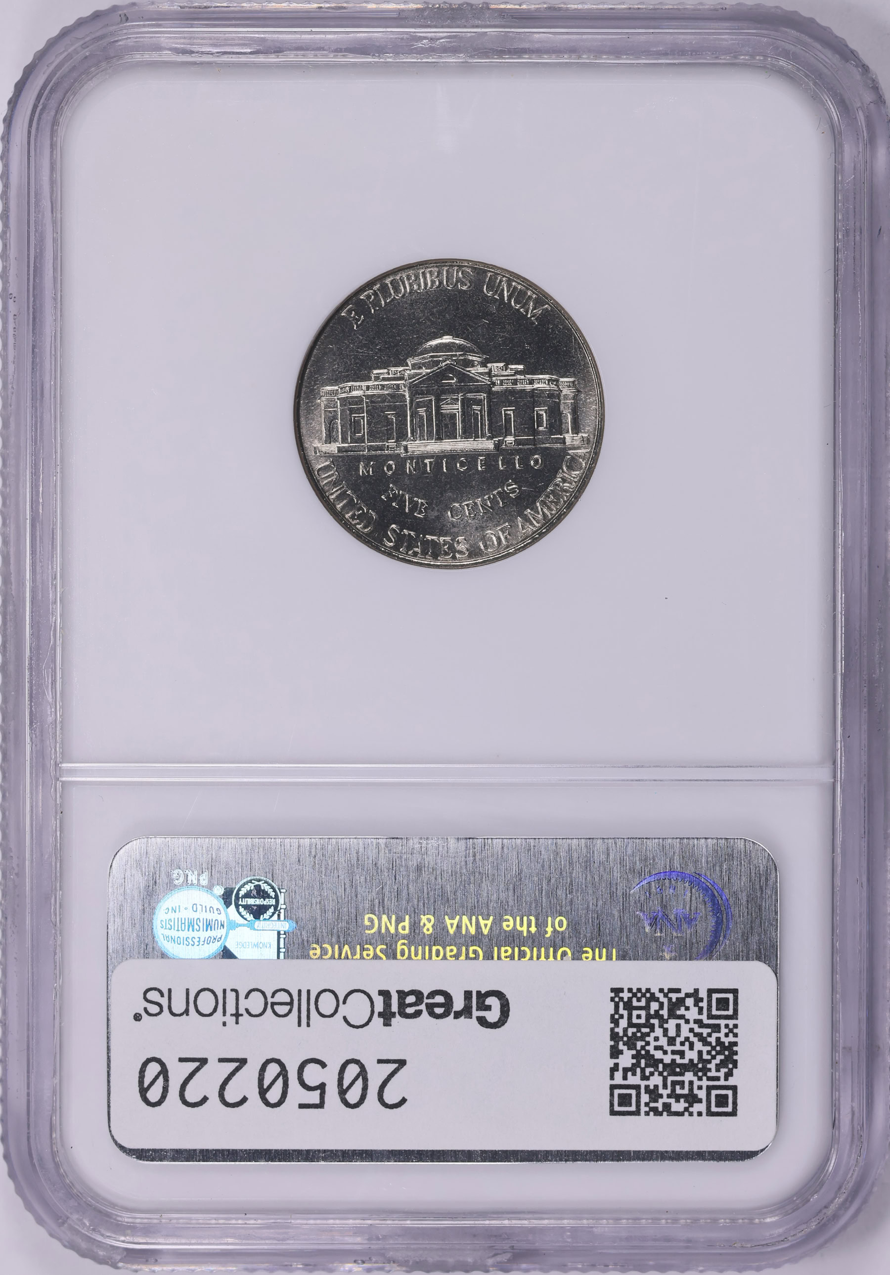 2000-D Jefferson Nickel NGC MS-66 6FS (Item 2050220) | GreatCollections ...