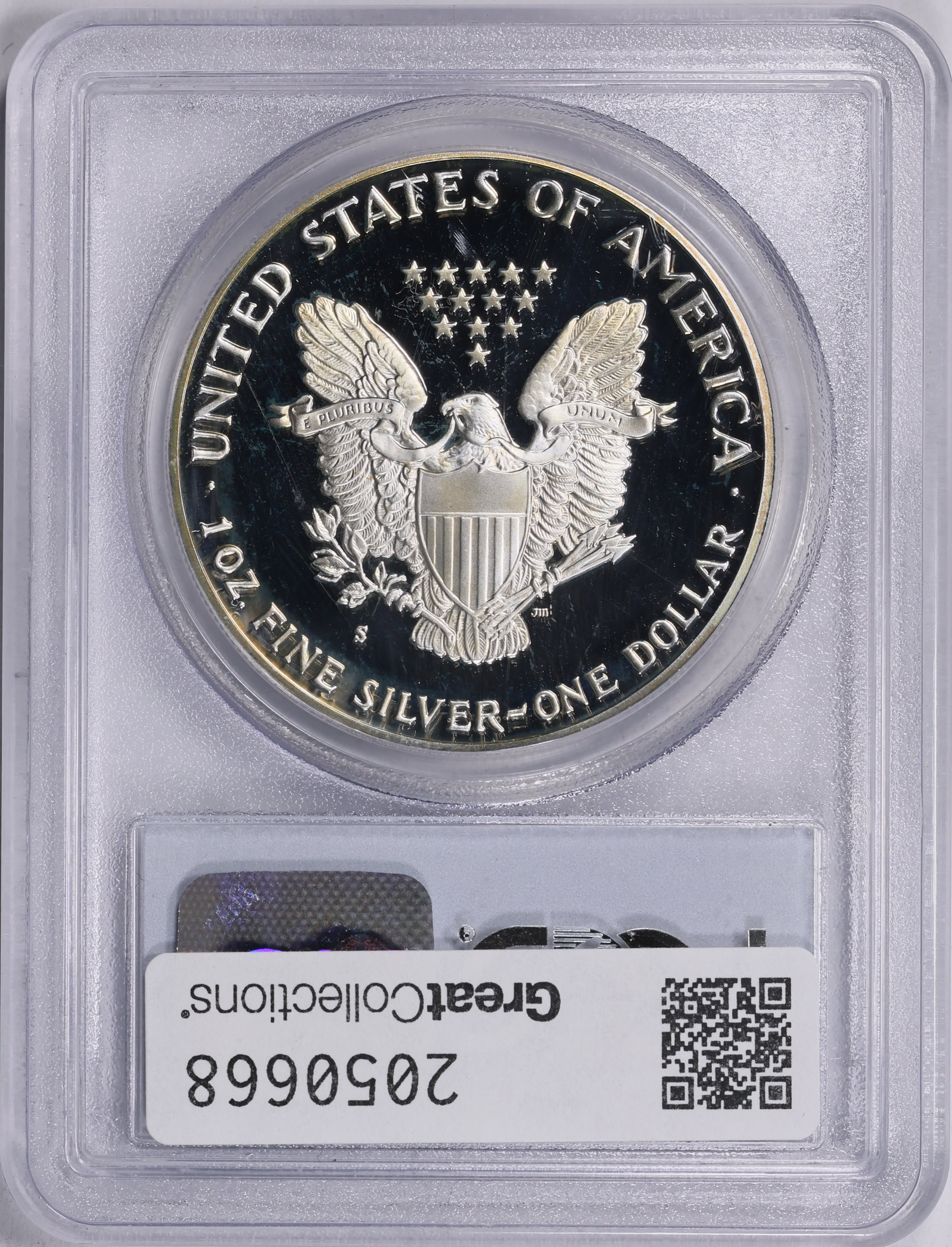 1990-S $1 Silver Eagle PCGS Proof-69 DCAM (Item 2050668 ...