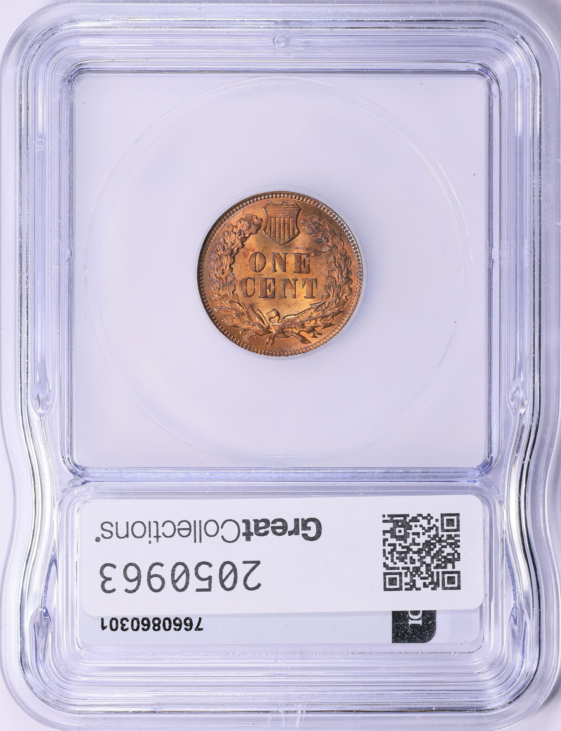 1899 Indian Cent ICG MS-64 RB (Item 2050963) | GreatCollections Coin ...