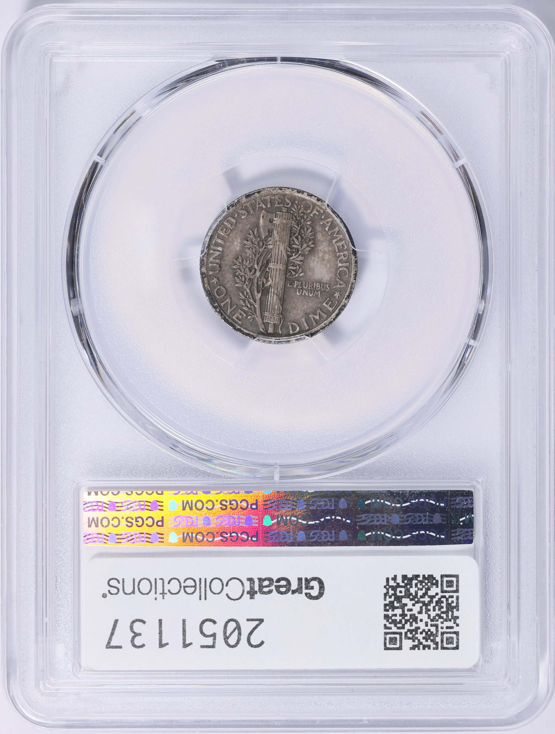 1921 Mercury Dime PCGS XF-40 (Item 2051137) | GreatCollections Coin ...