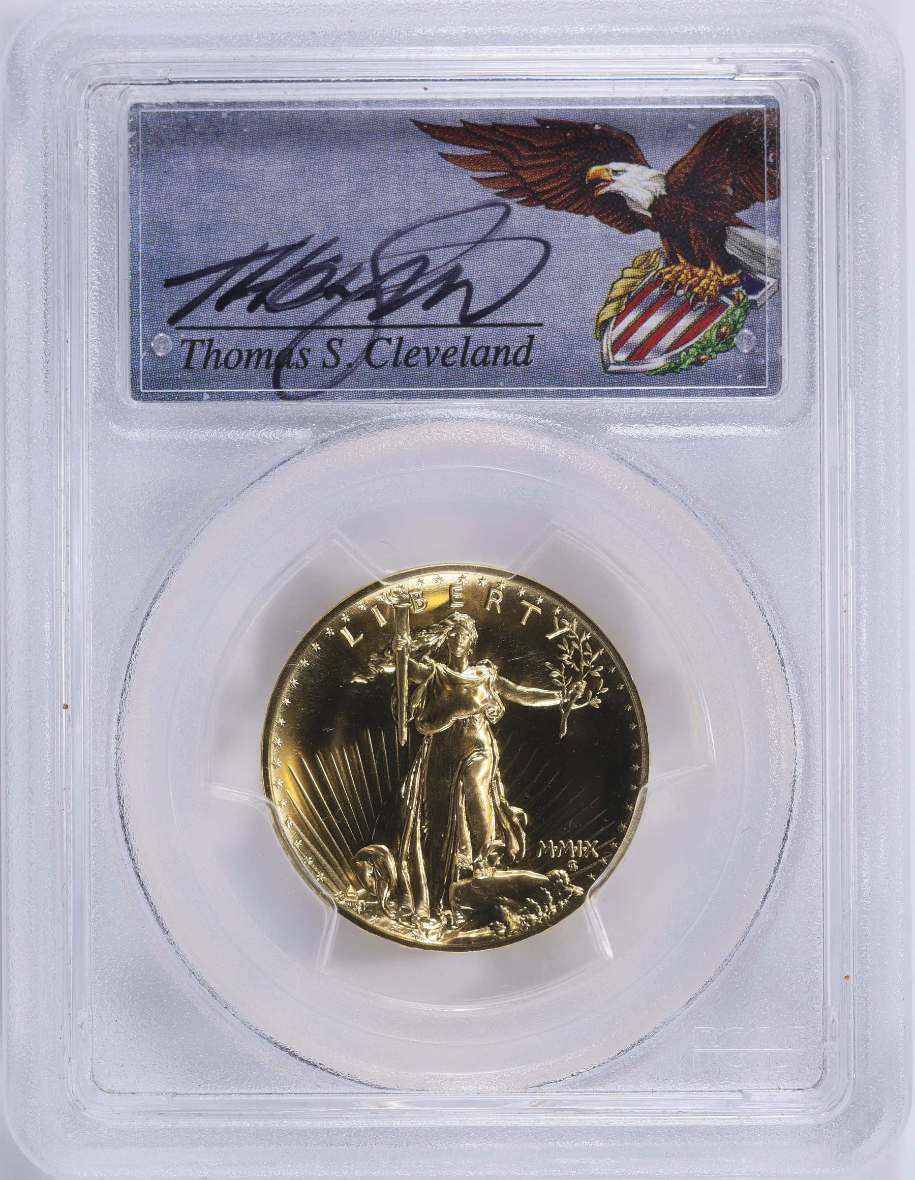 2009 MMIX Ultra High Relief $20 Gold First Strike PCGS MS-70 PL (Thomas ...