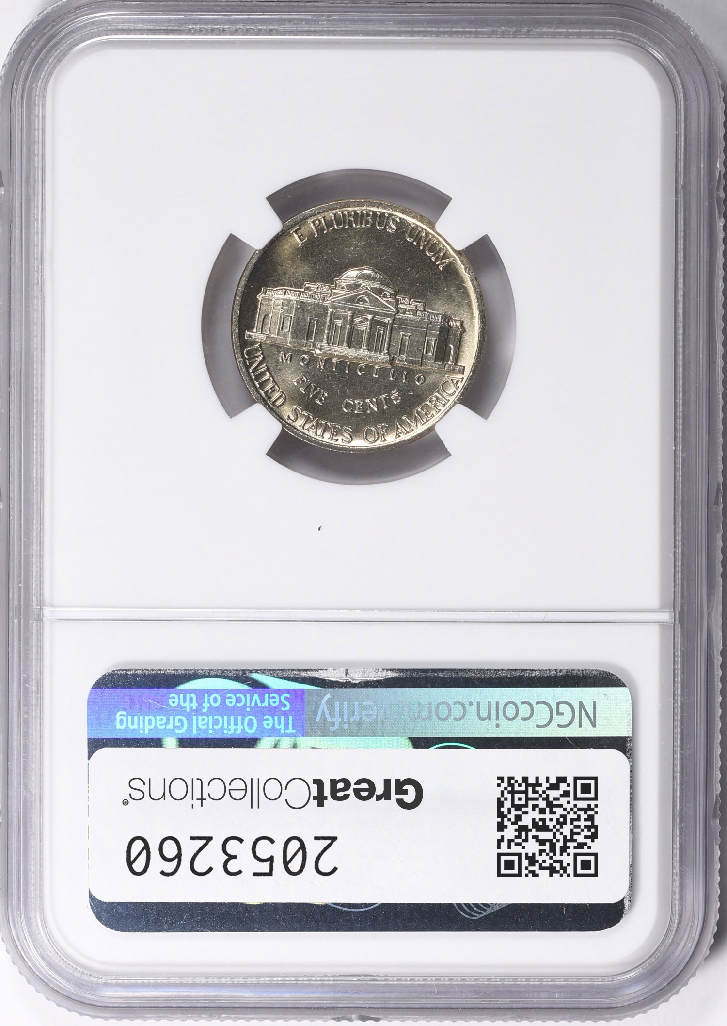 1985-P Jefferson Nickel NGC MS-67 5FS (Jefferson Label) (Item 2053260 ...