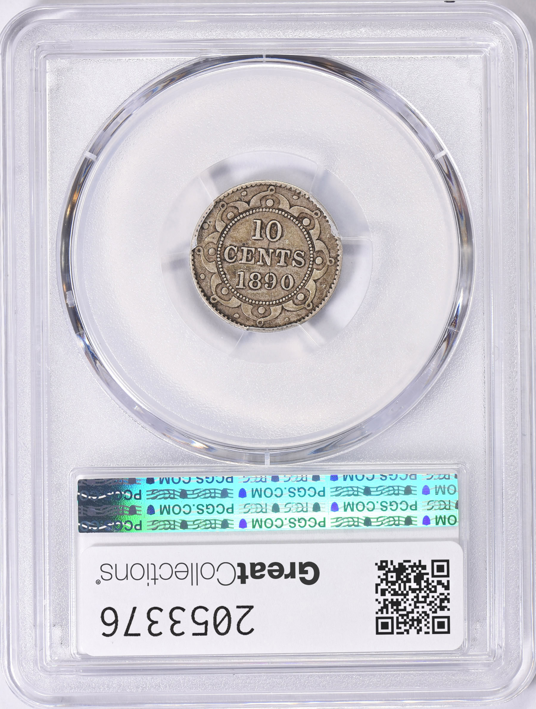 Canada - Newfoundland 1890 10 Cents KM-3 PCGS VF-35 (Item 2053376 ...