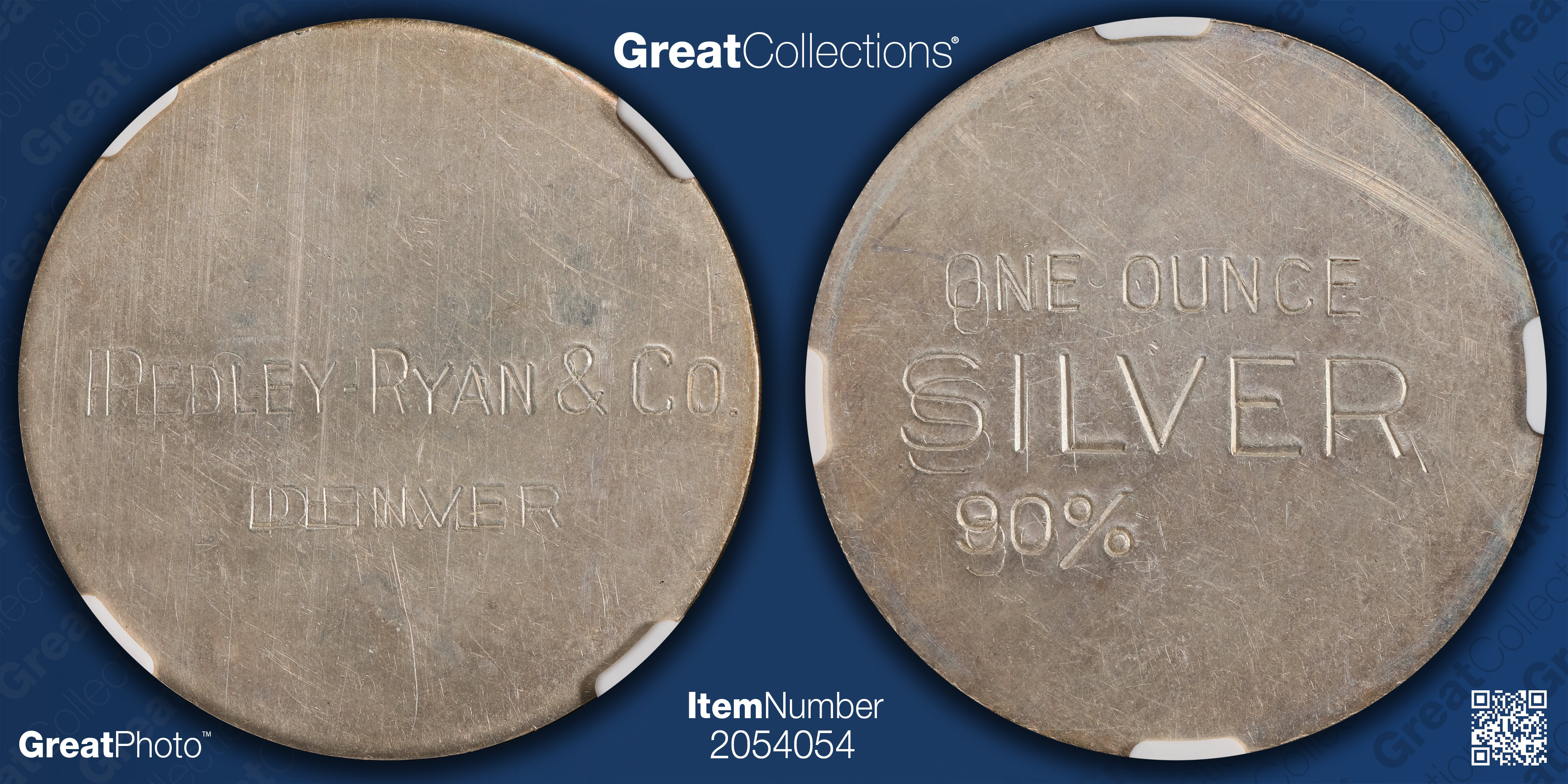 ND (1933) Denver, Colorado Pedley-Ryan Dollar So-Called Dollar HK-824 ...