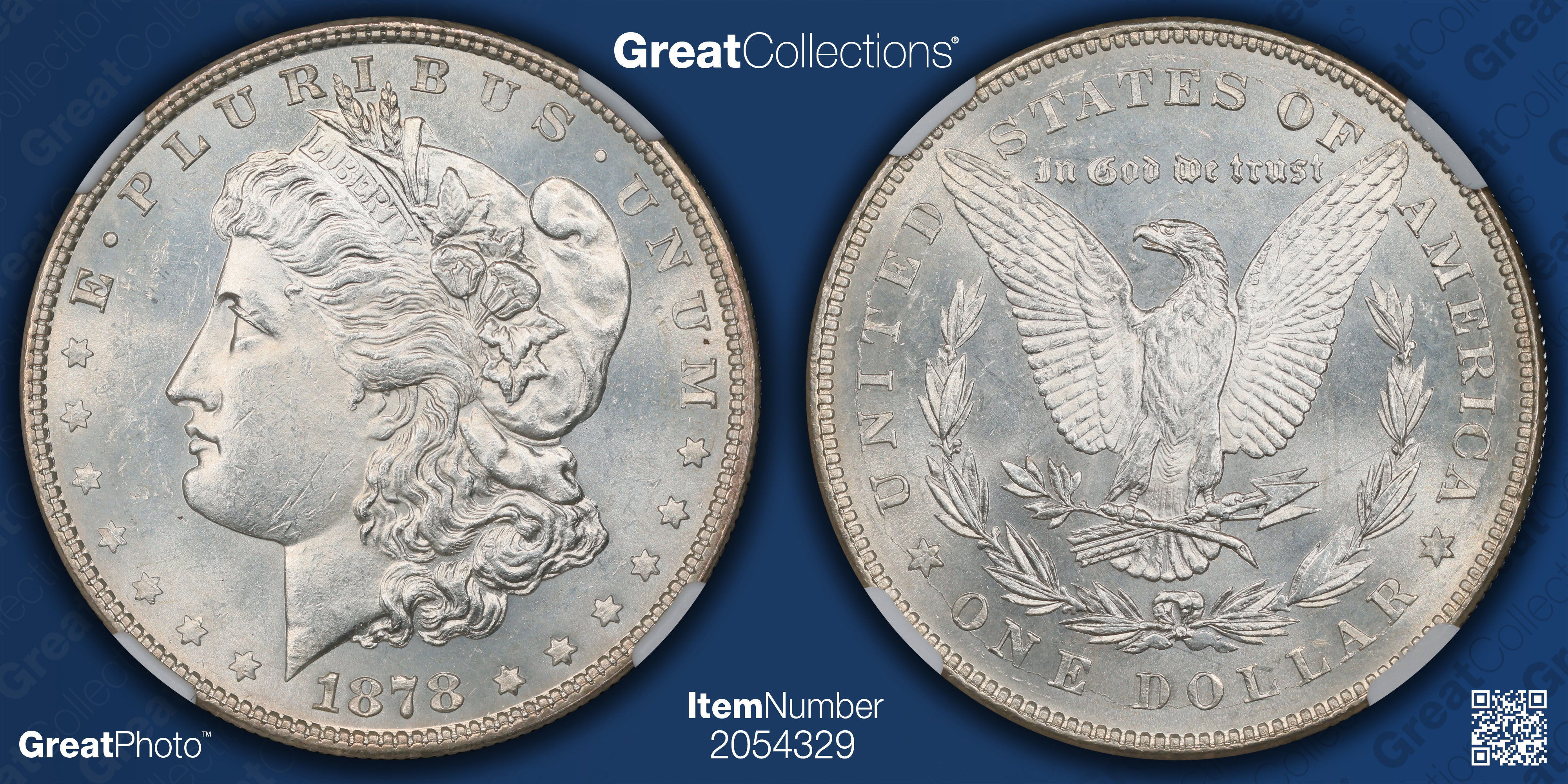 1878 7TF Morgan Silver Dollar B1-Reverse VAM-80 Disconnected Leaf NGC ...