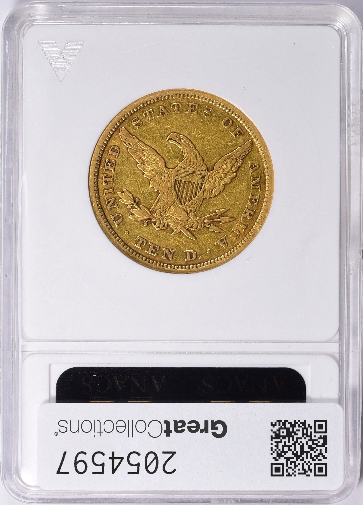1839 Liberty Gold Eagle Type of 1840 ANACS XF-40 OH (Item 2054597 ...
