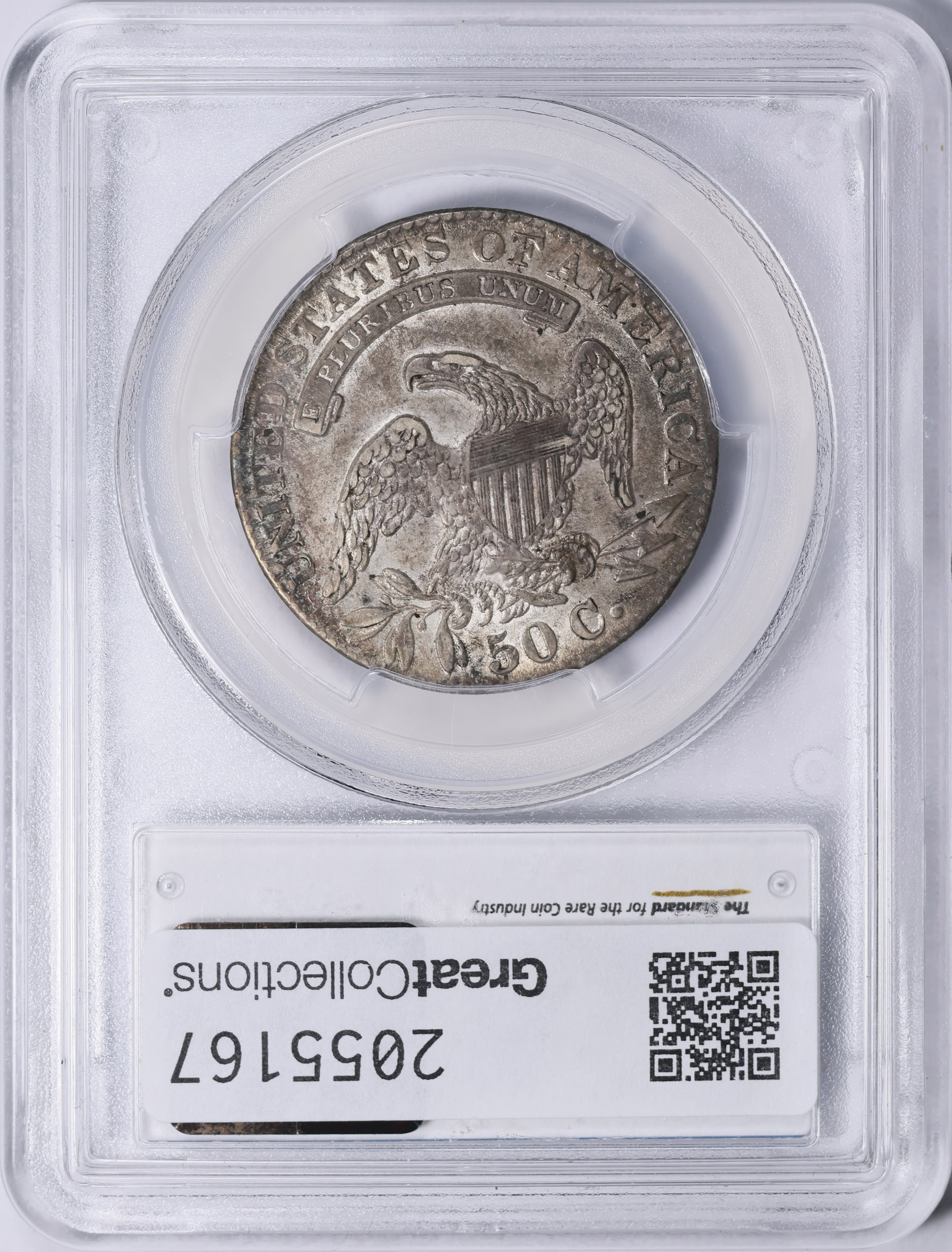 1833 Capped Bust Half Dollar PCGS AU-55 (CAC Green) (Item 2055167 ...