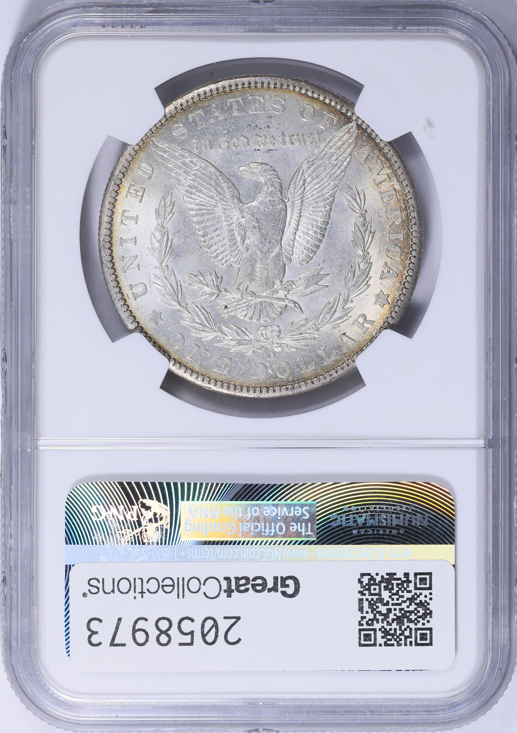 Mint Error 1902-O Morgan Silver Dollar Obverse Lamination Bubble NGC MS ...