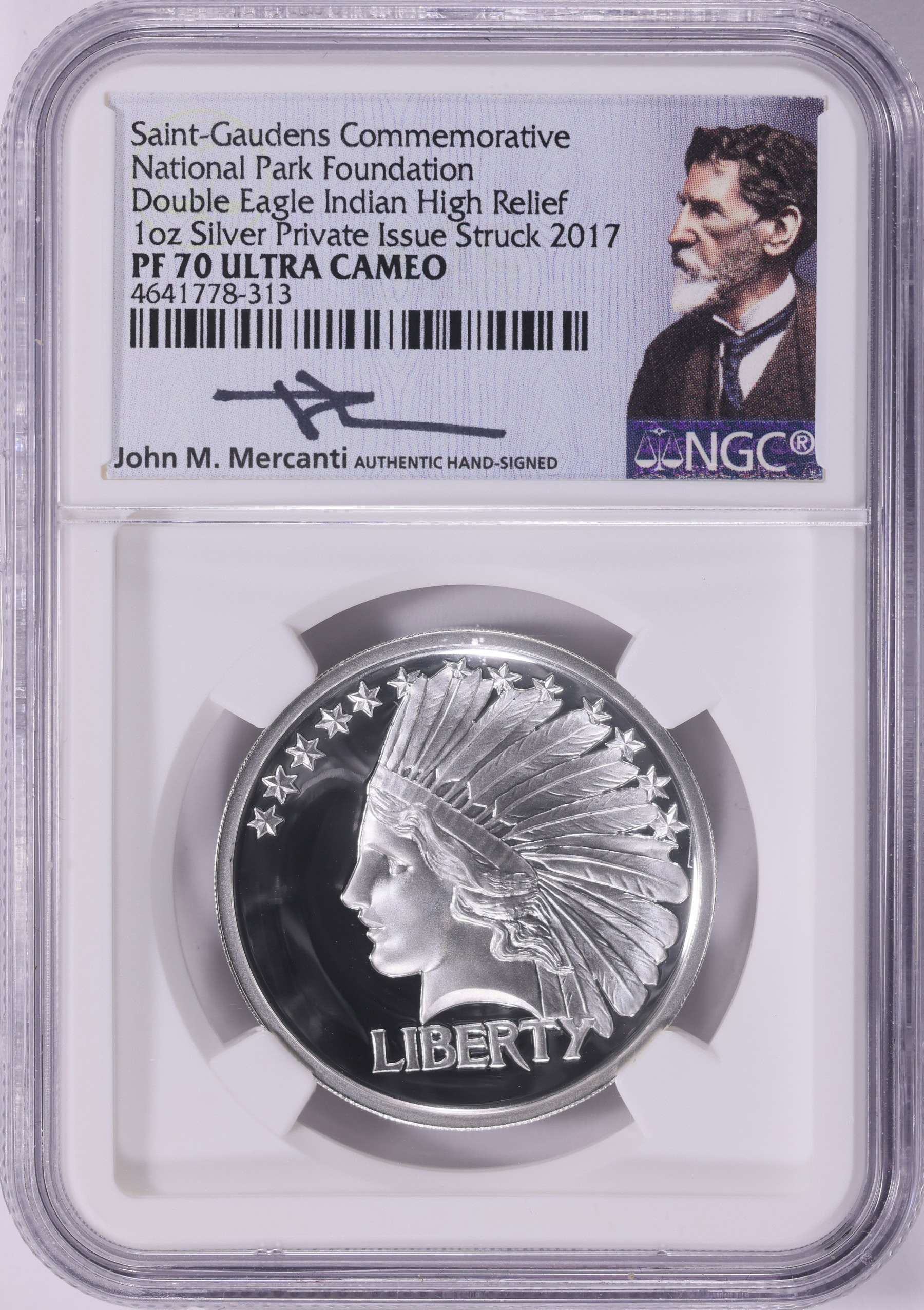 (2017) National Park Foundation Saint-Gaudens Commemorative Double ...