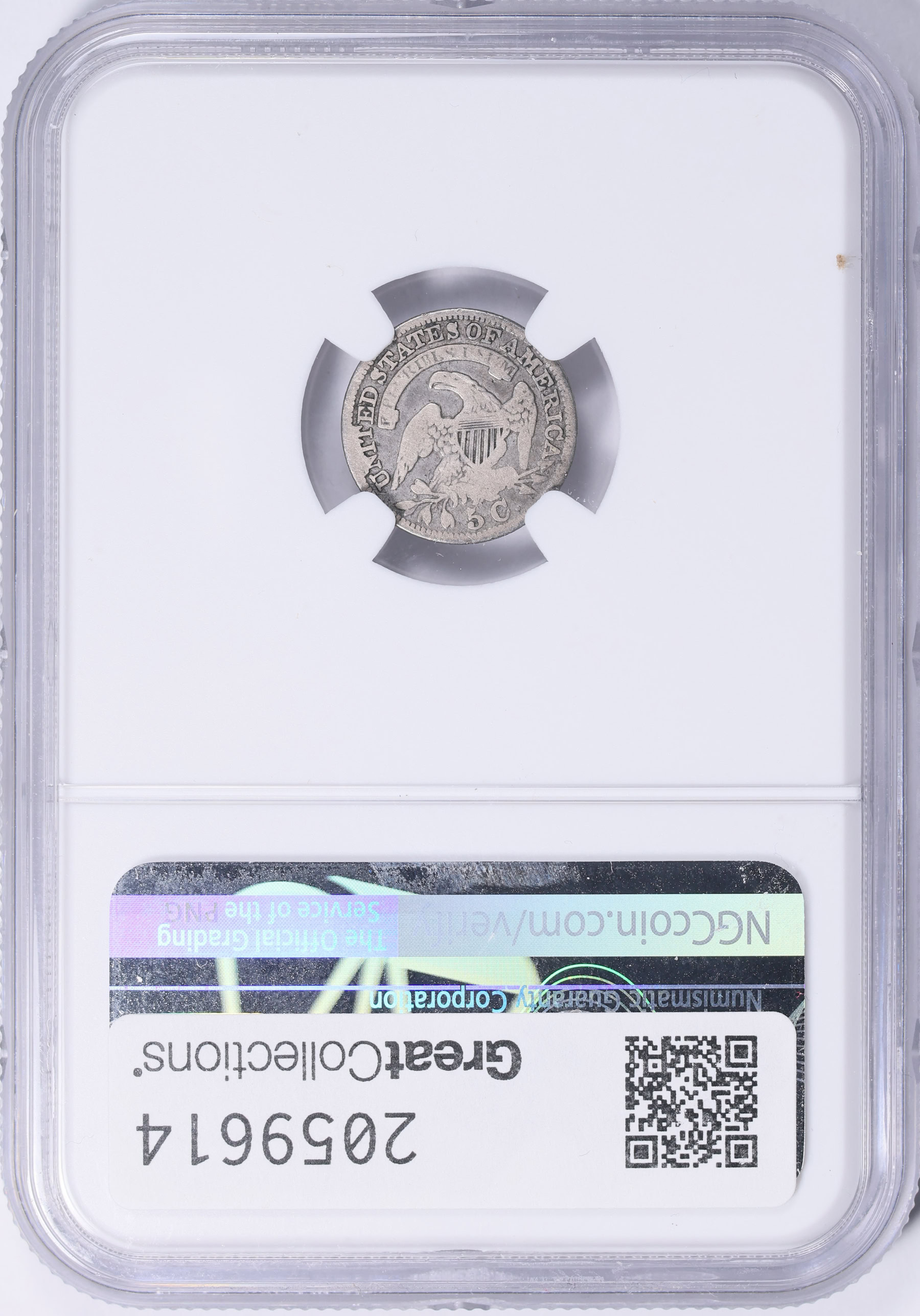 1831 Capped Bust Half Dime LM-1.3 NGC G-06 (John McCloskey Collection ...