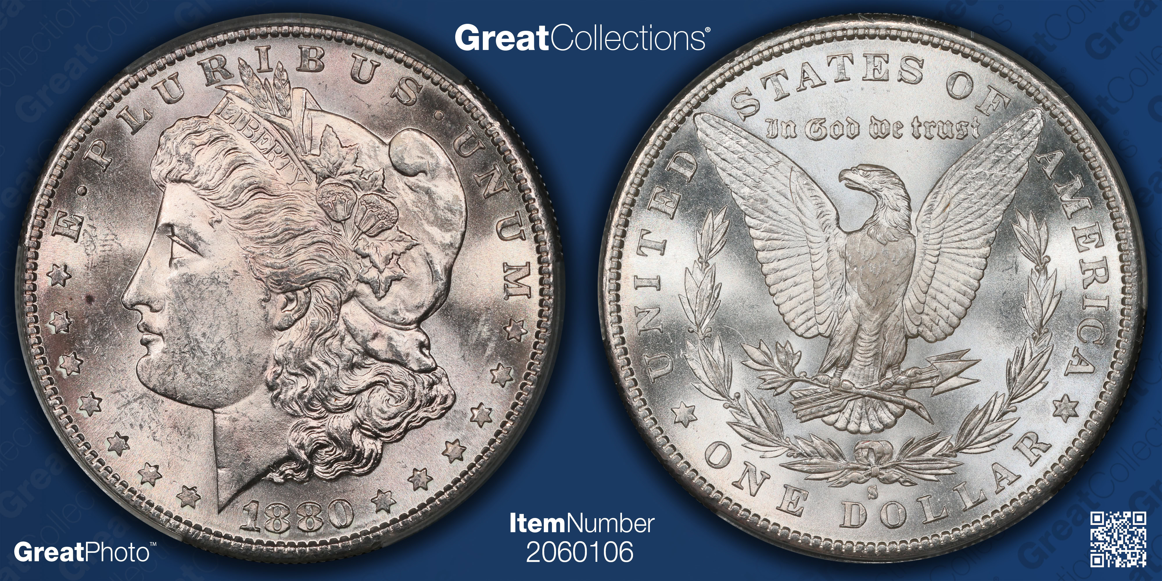 1880-S Morgan Silver Dollar CACG MS-62 (Item 2060106 ...