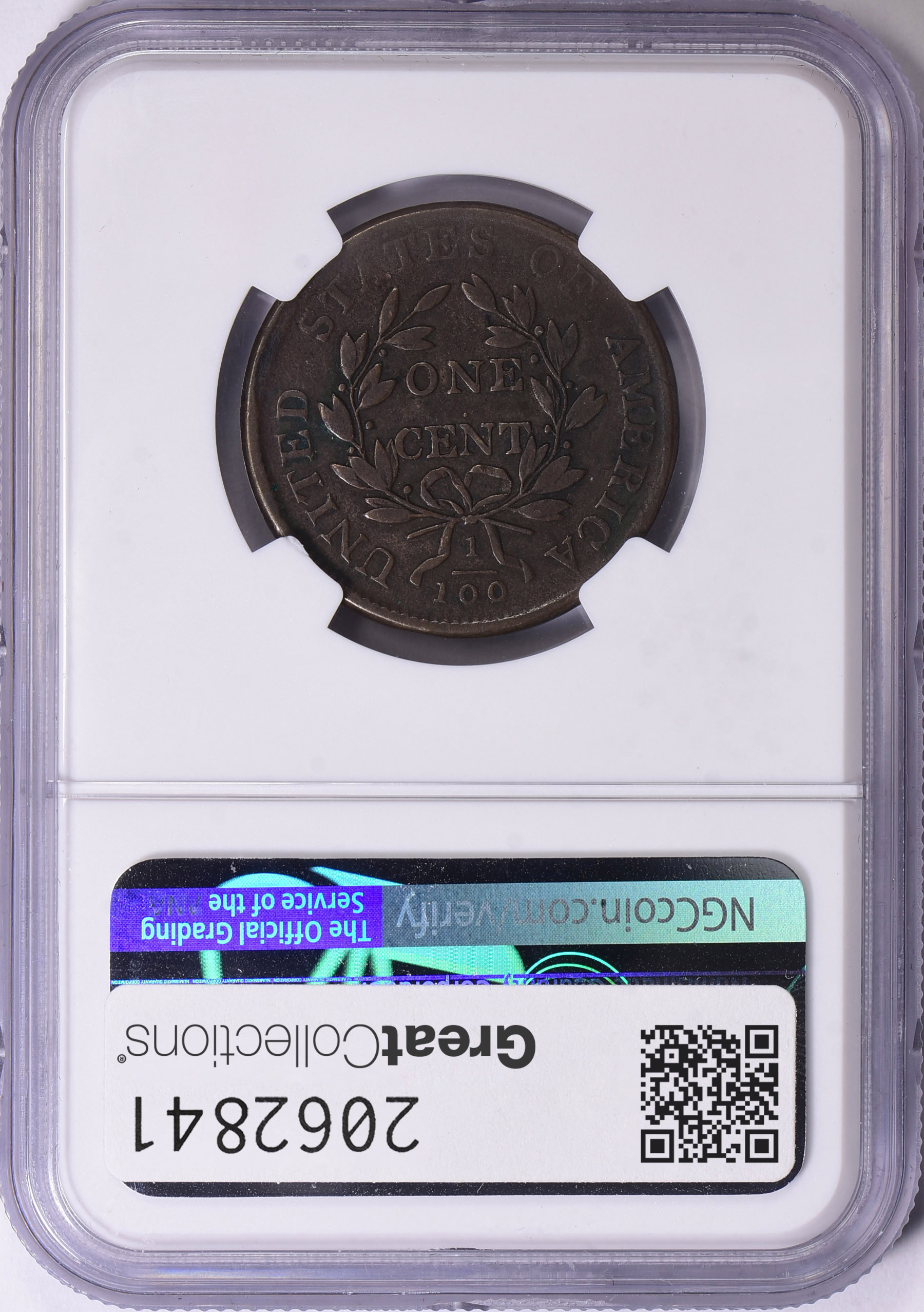 1805 Draped Bust Cent NGC VF-20 BN (Item 2062841) | GreatCollections ...