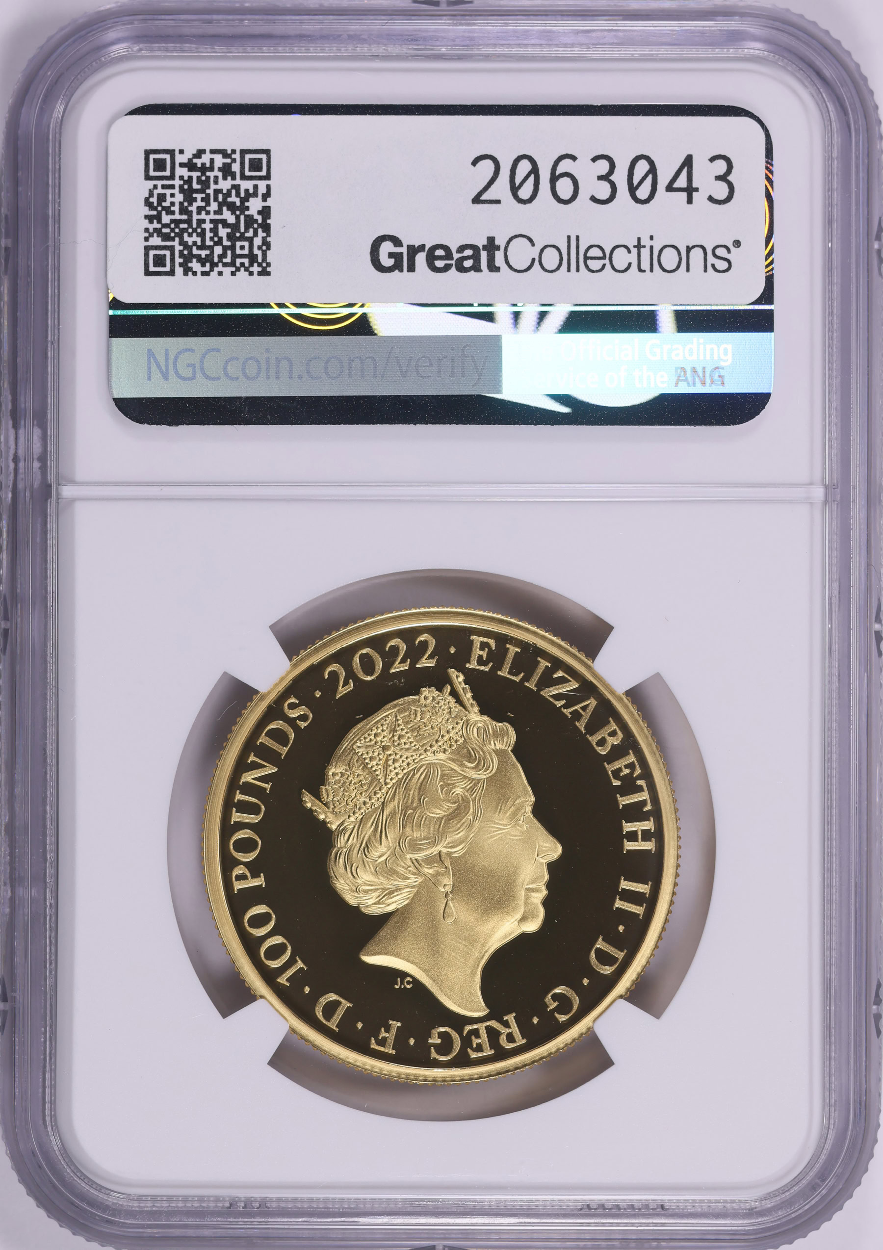 Great Britain 2022 Gold £100 British Monarchs King James I KM-2258 ...