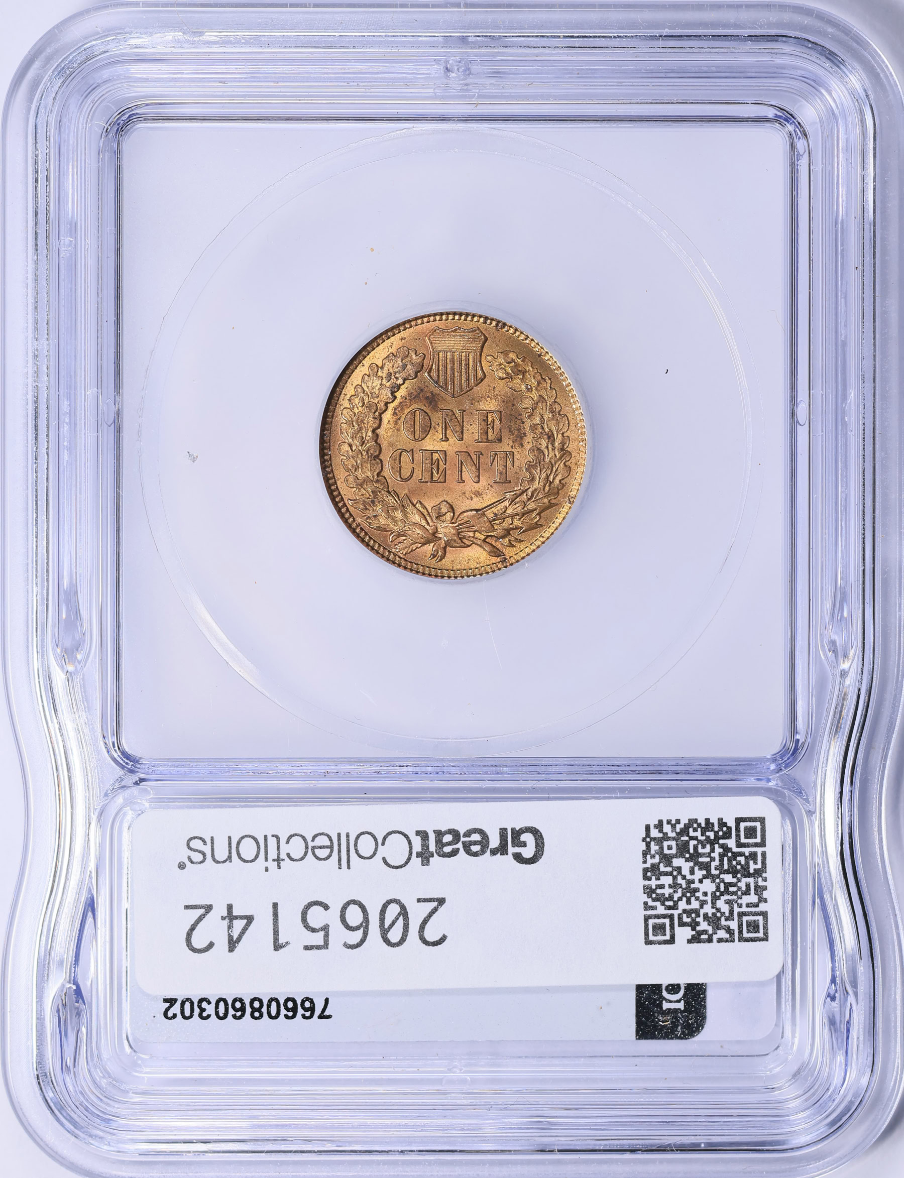 1899 Indian Cent ICG MS-64 RD (Item 2065142) | GreatCollections Coin ...