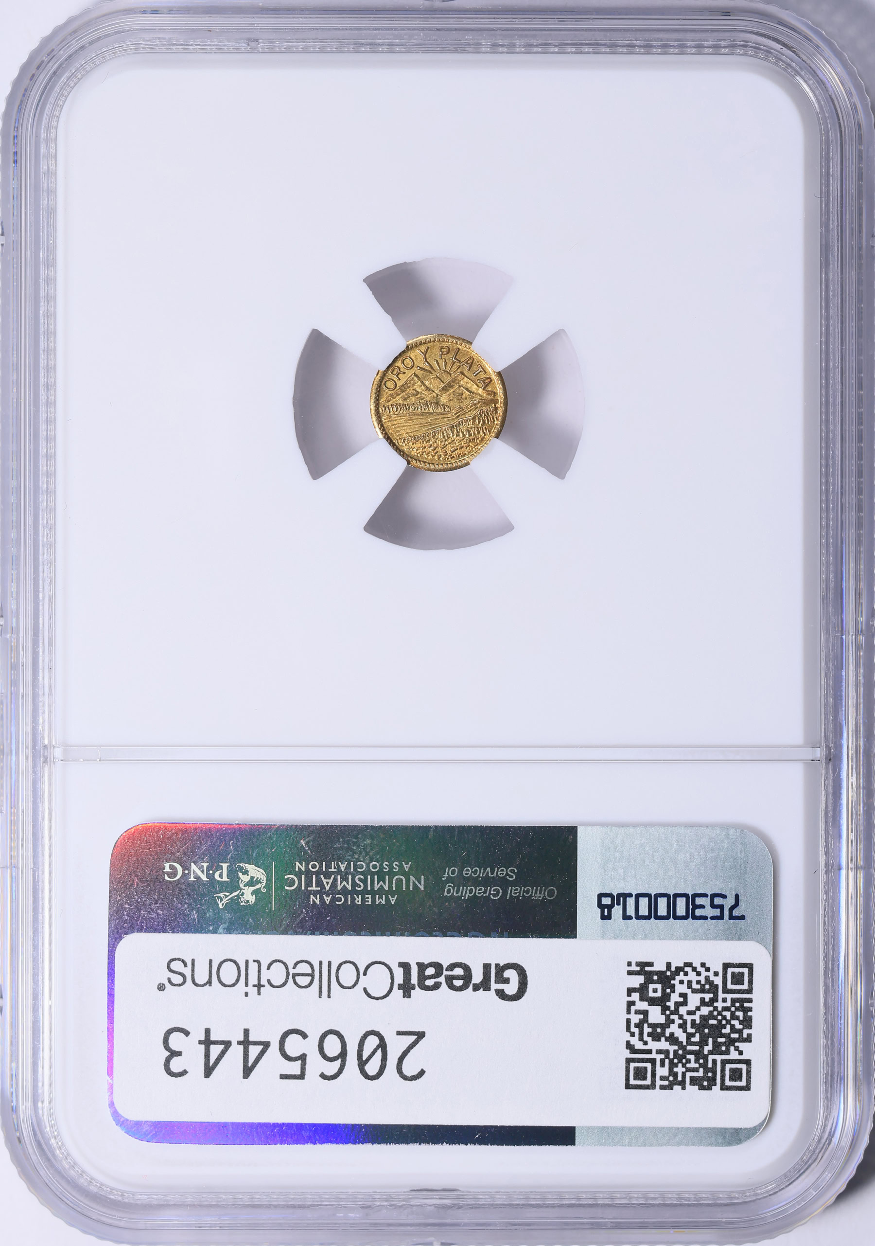 1914 25 Cents Montana Gold Token Hart's Coins of the West NGC MS-63 ...