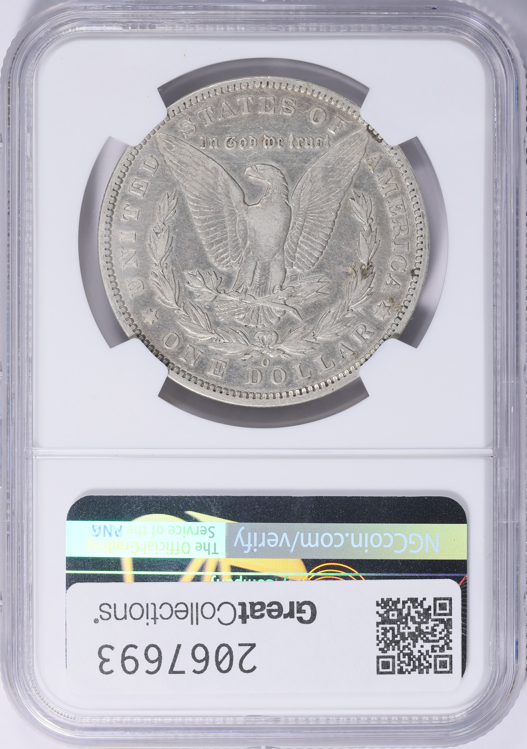 1891-O Morgan Silver Dollar VAM-1A2 E Clash & Eye *Top 100* NGC VF ...
