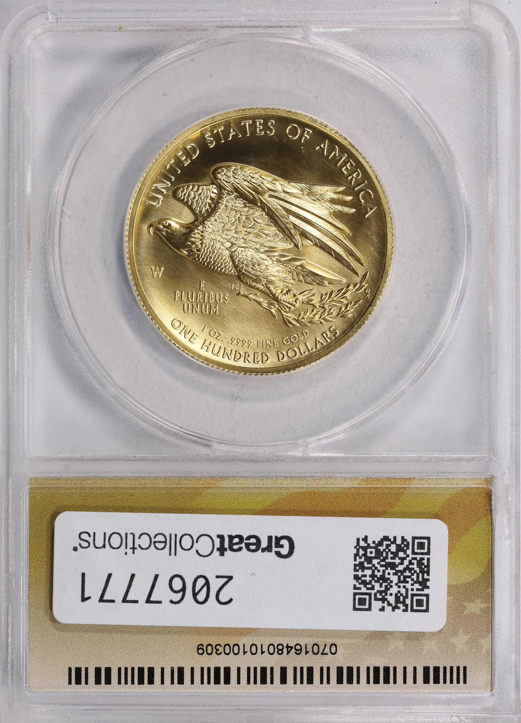 2015-W America Liberty High Relief $100 Gold First Release ANACS SP-70 ...