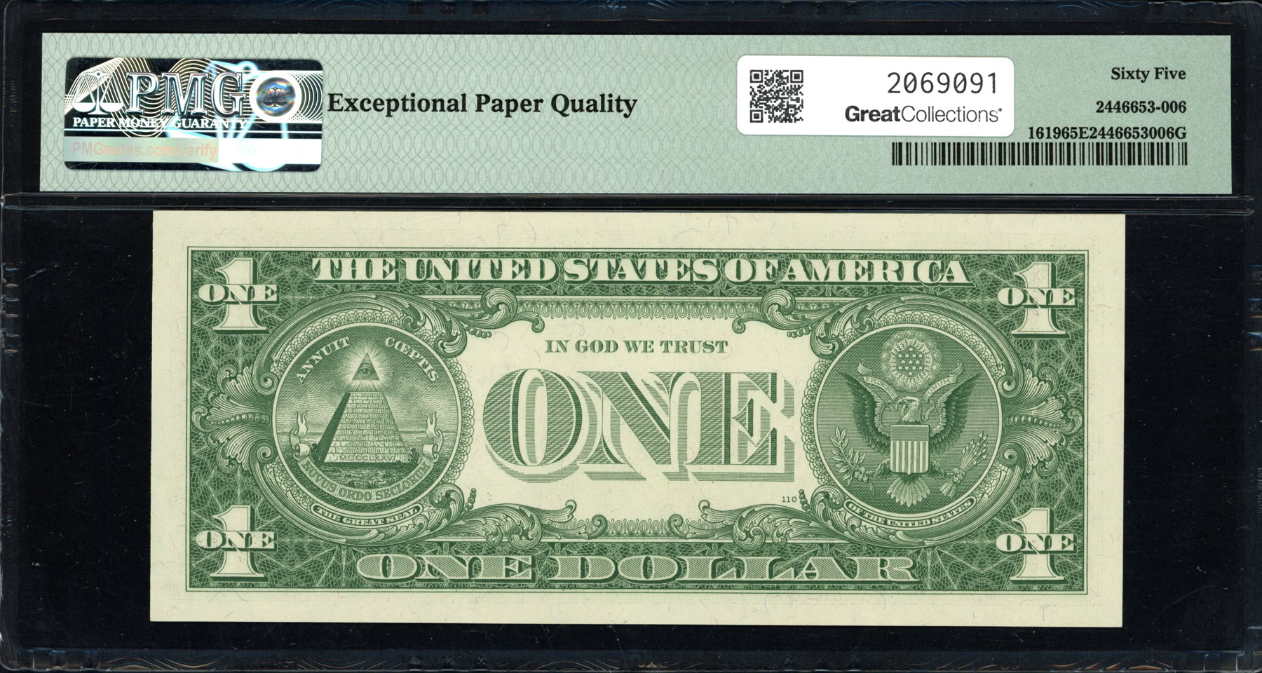 Fr. 1619 (FA Block) 1957 $1 Silver Certificate Note Priest / Anderson ...