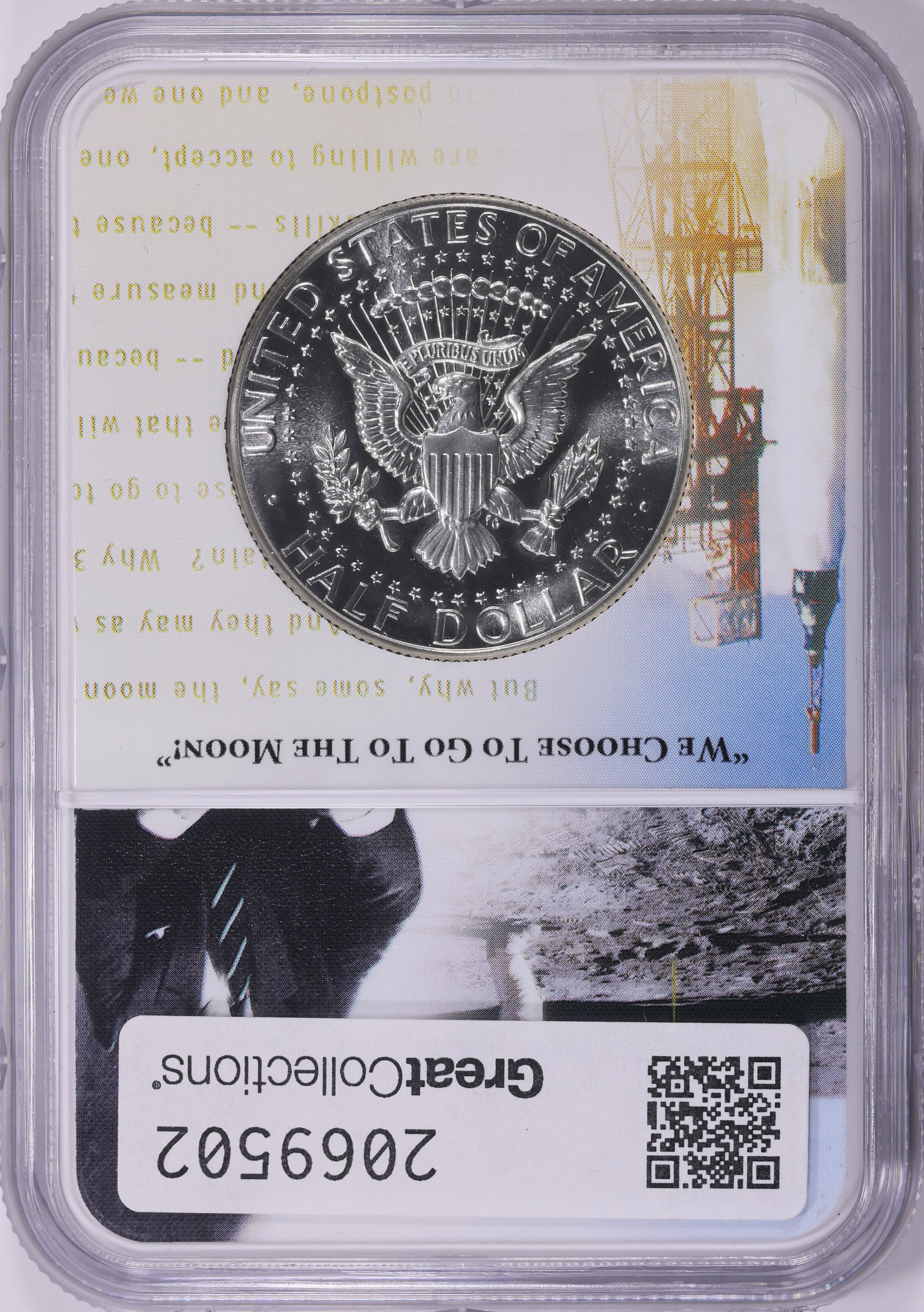1964 Kennedy Half Dollar NGC Proof-69 (Rick Tomaska Signed Label ...