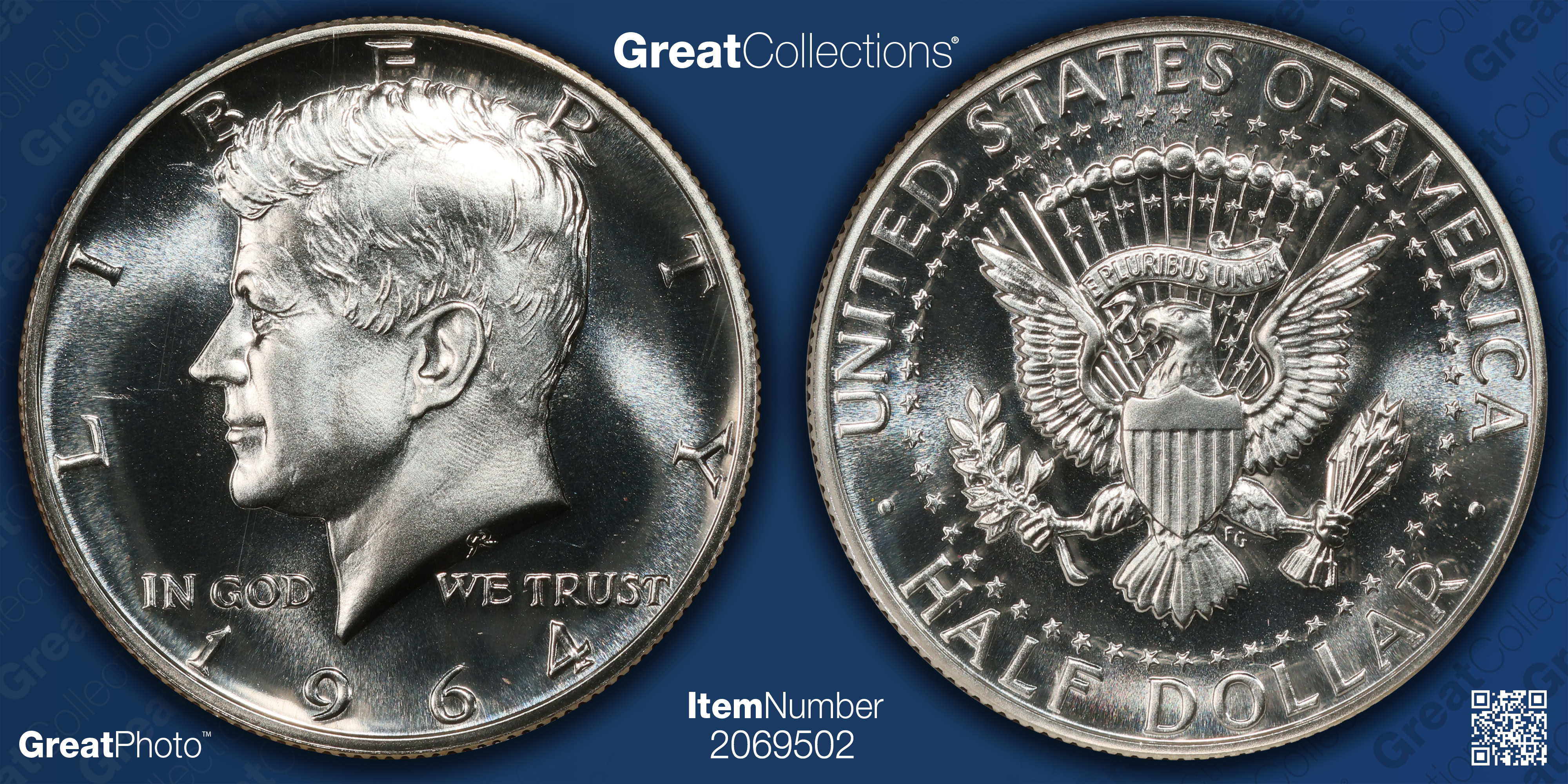 1964 Kennedy Half Dollar NGC Proof-69 (Rick Tomaska Signed Label ...