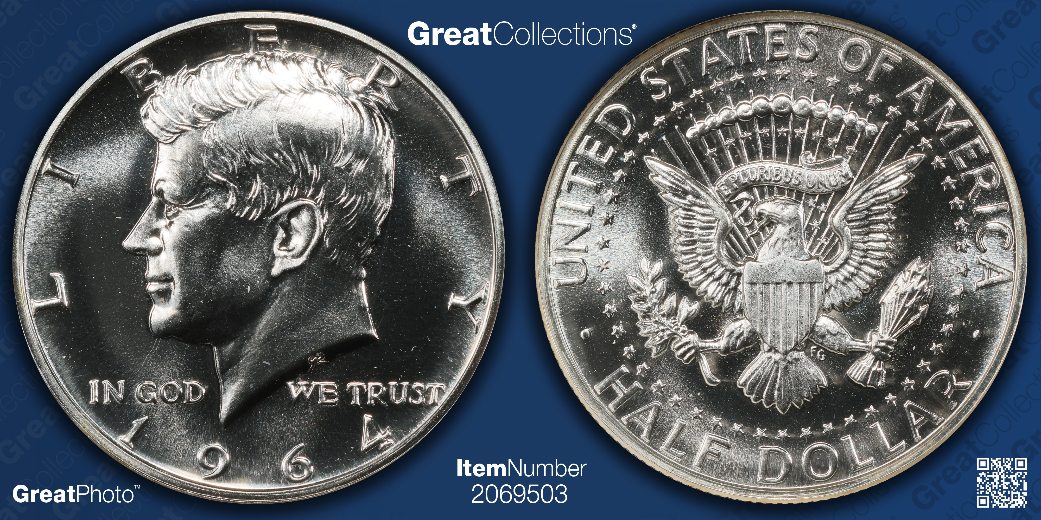 1964 Kennedy Half Dollar NGC Proof-69 (Rick Tomaska Signed Label ...