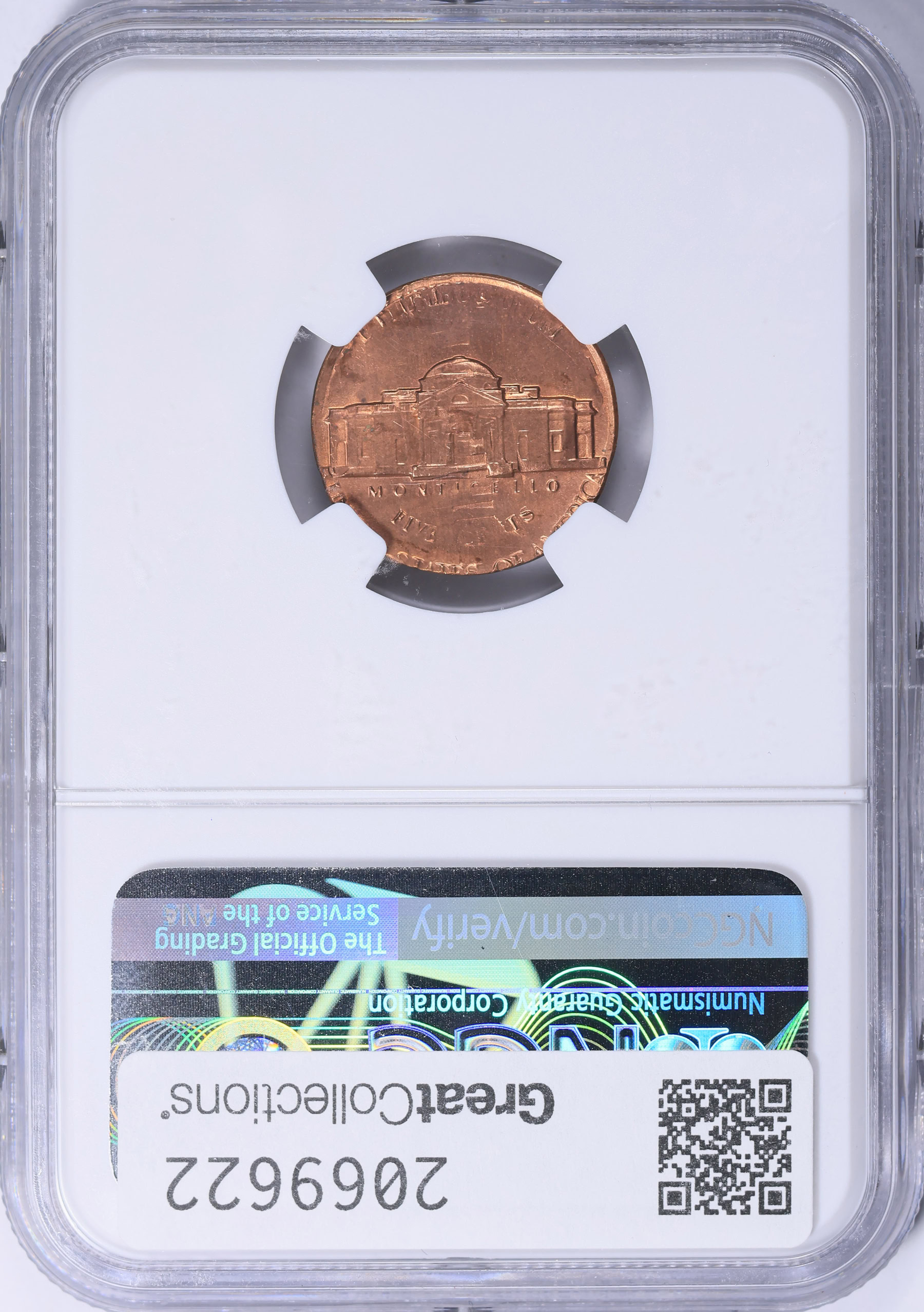 Mint Error 1982-P Jefferson Nickel Double Denomination Overstruck on ...
