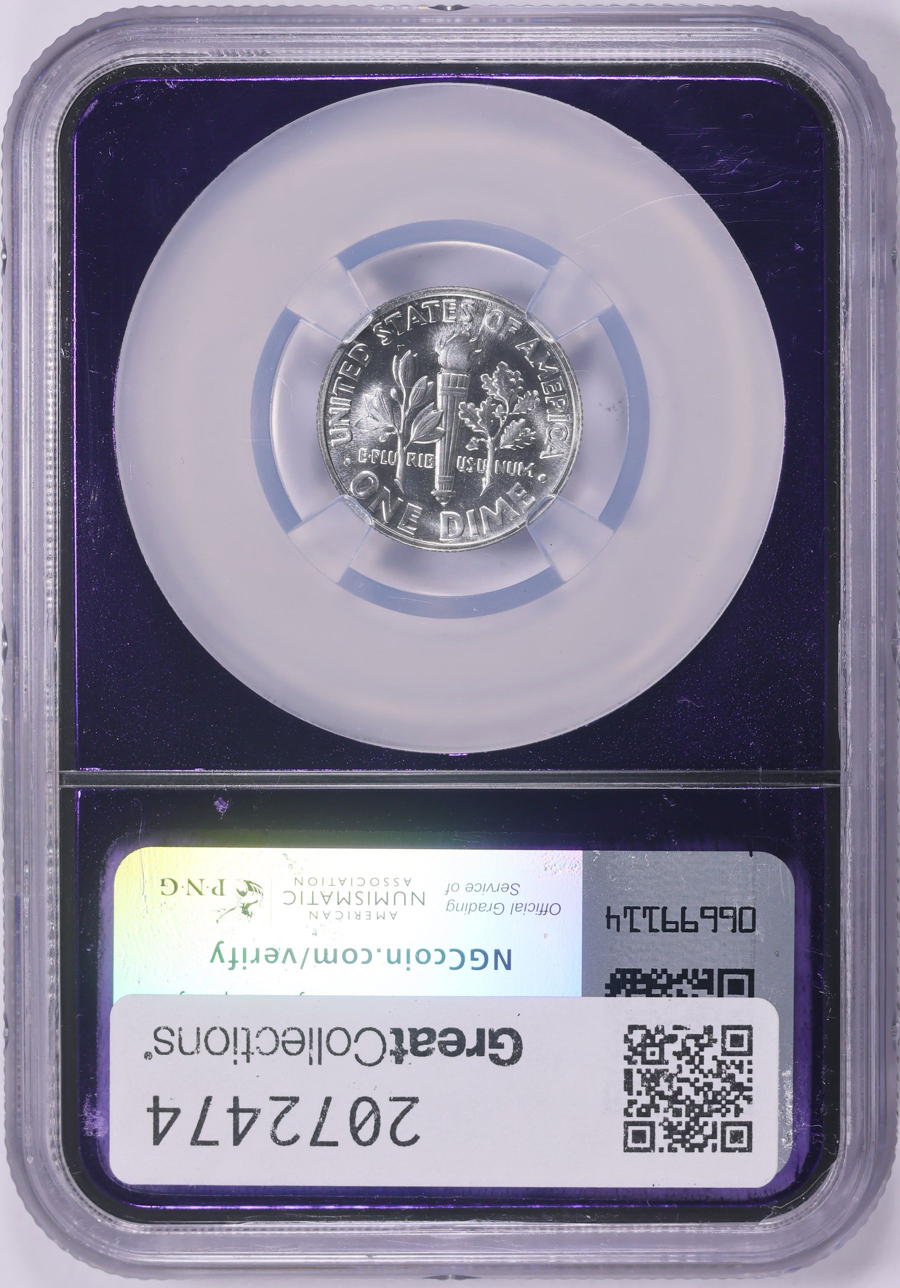 1964 Roosevelt Dime NGC Proof-69 (Purple Bee Frame Holder) (Item ...