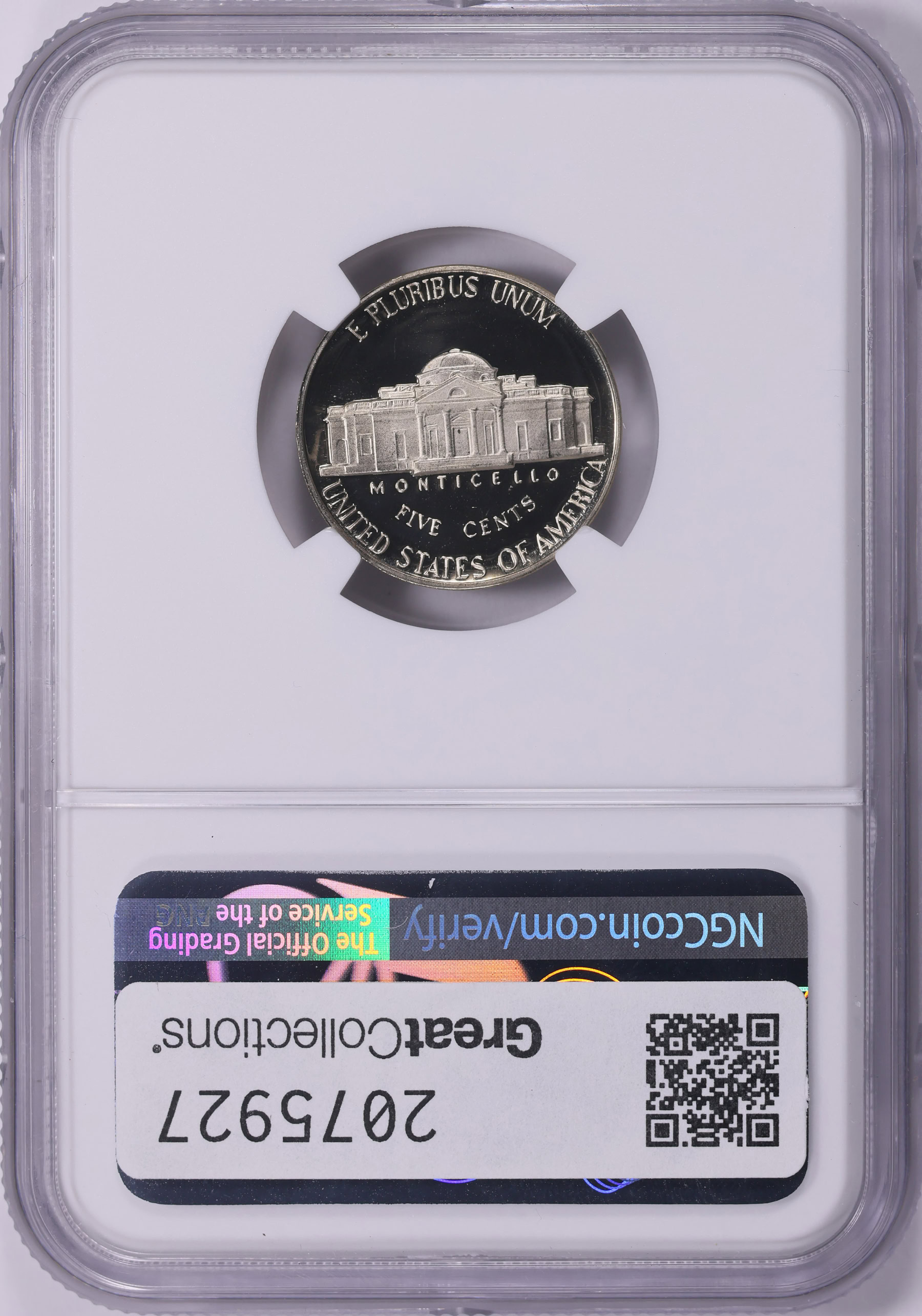 1982-S Jefferson Nickel NGC Proof-70 UC (Item 2075927 ...
