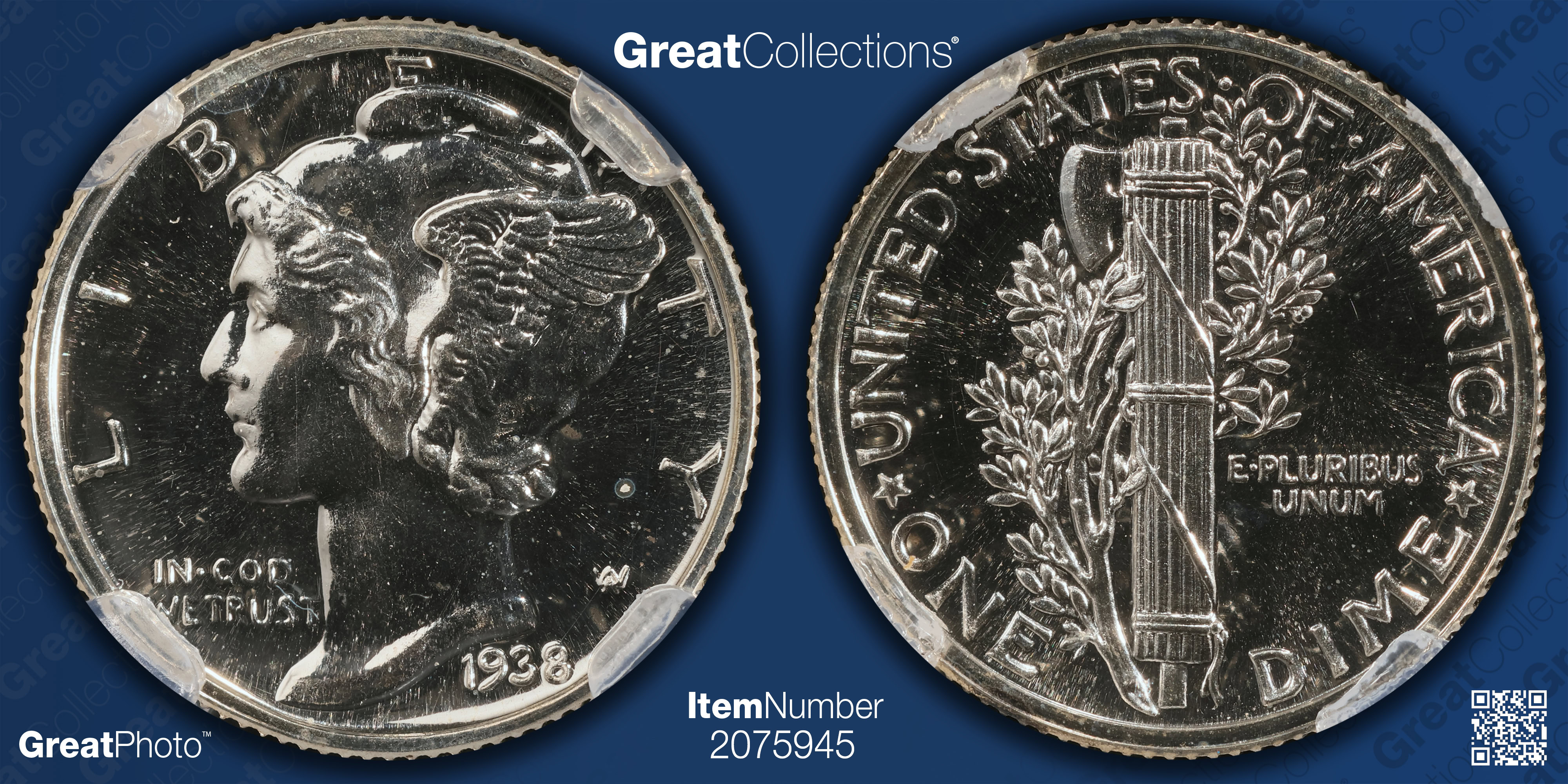 1938 Mercury Dime NGC Proof-68 (Rick Tomaska Signed Label) (The ...