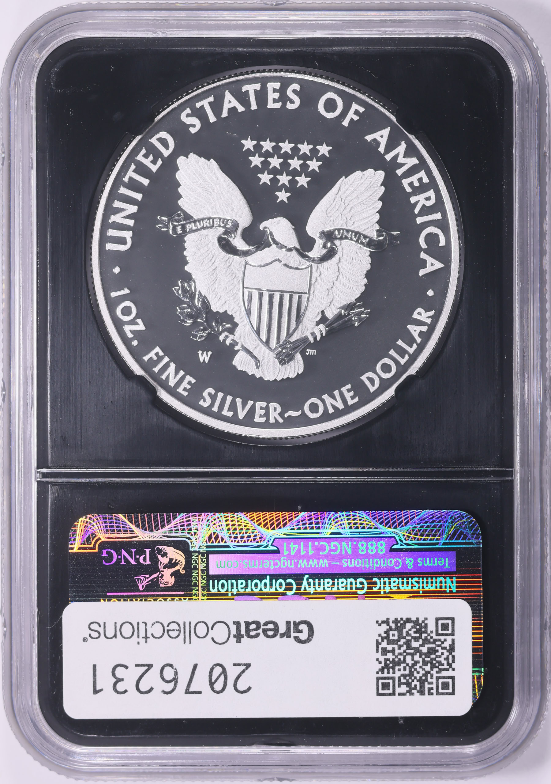 2013-W $1 Silver Eagle Enhanced Finish Early Releases NGC SP-70 (West ...