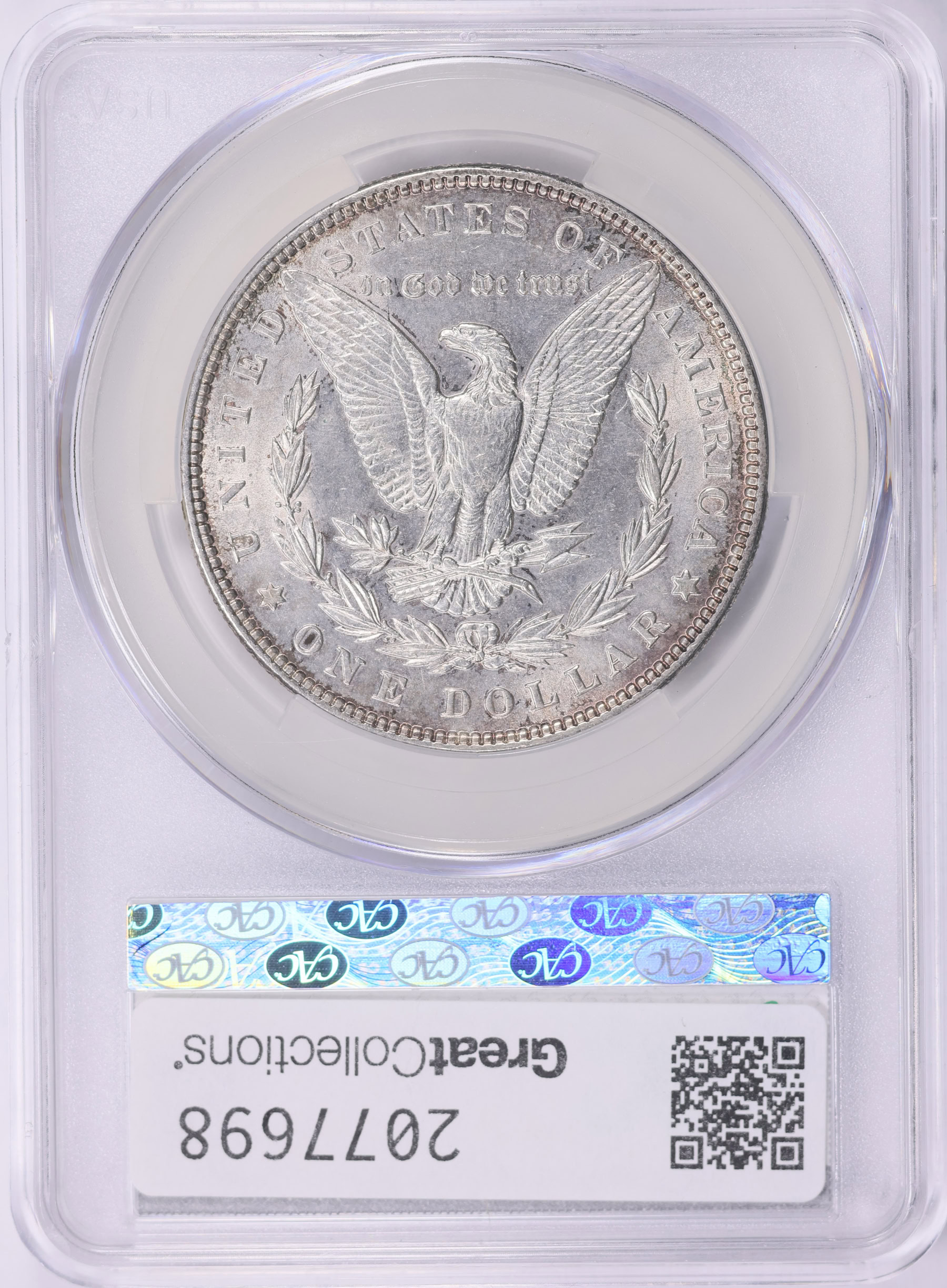 1887 Morgan Silver Dollar Alligator Eye VAM-12A *Top 100* CACG AU ...