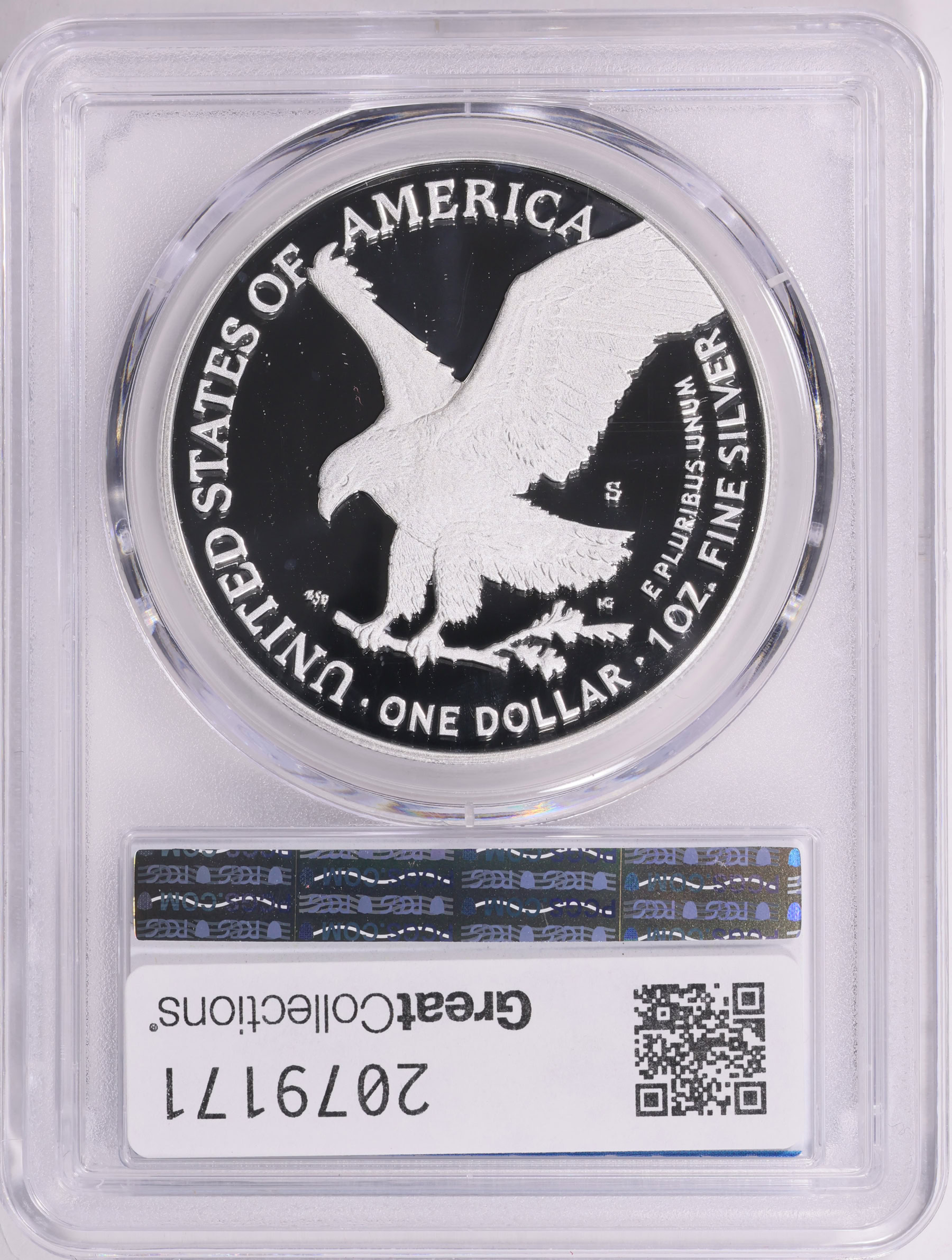 2025-S $1 Silver Eagle U.S. Navy Privy 250th Anniversary Advanced ...