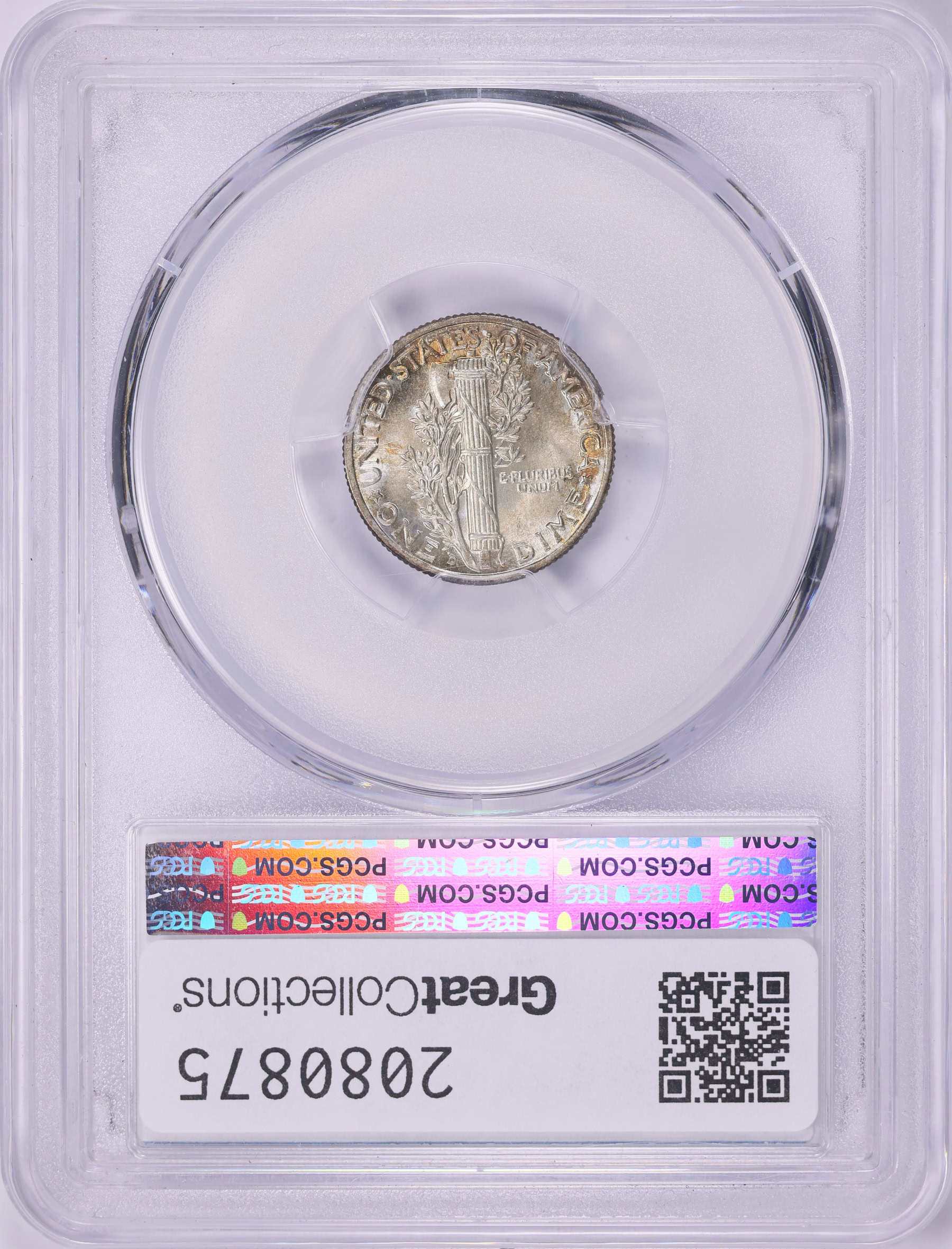 1944-D Mercury Dime PCGS MS-65 FB (Toned) (Item 2080875 ...