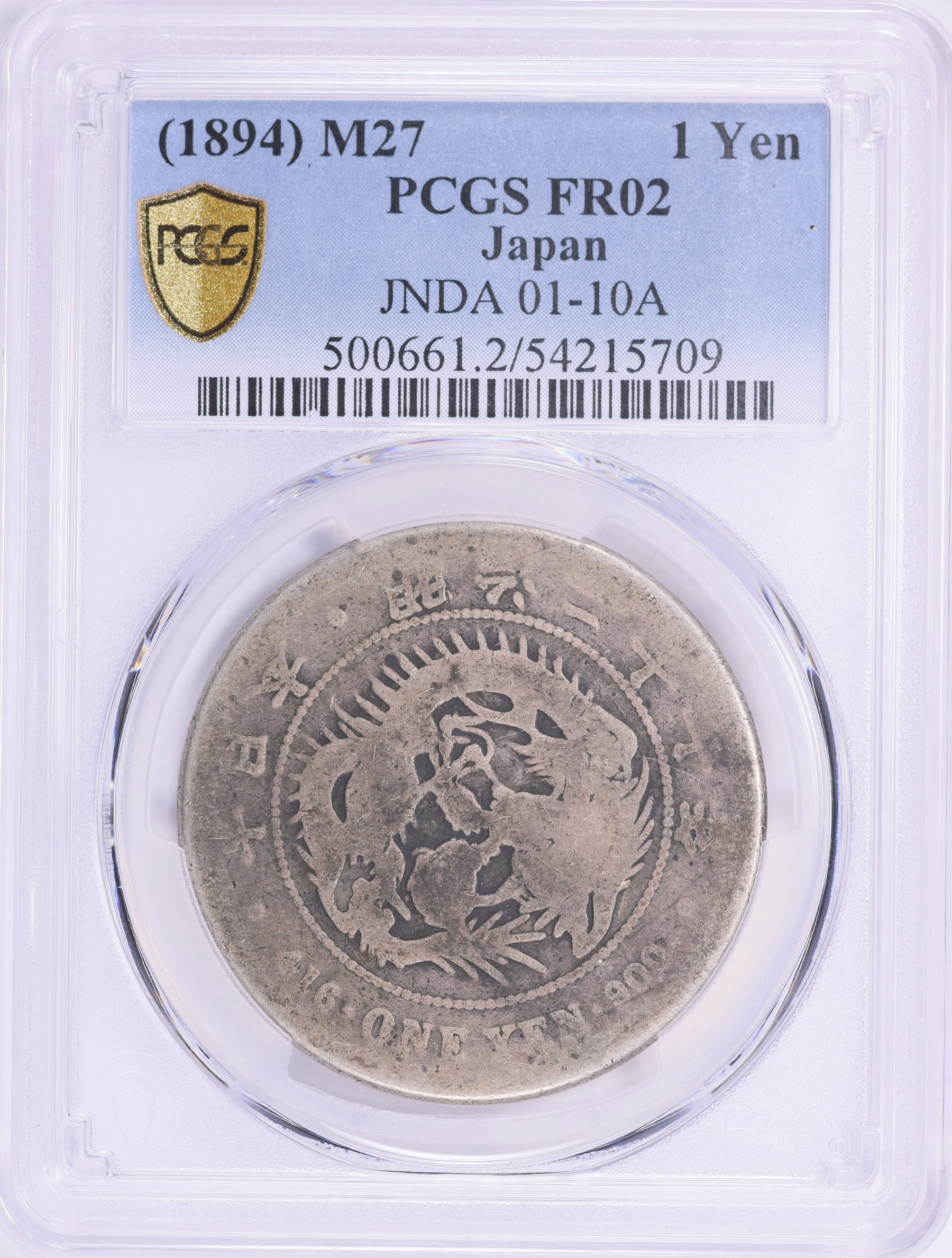 Japan Year 27 (1894) Silver Yen Y-A25.3 PCGS FR-02 (Item 2081051 ...