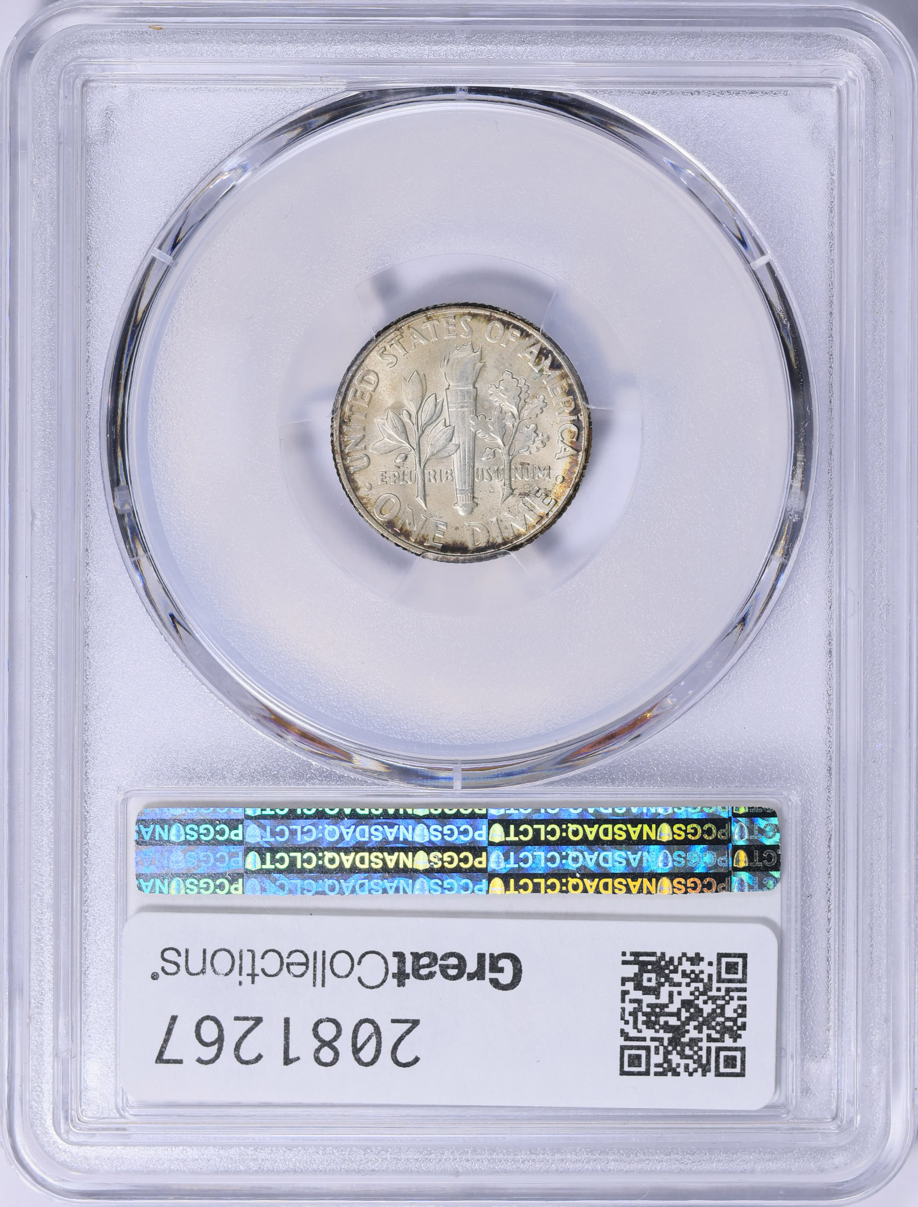 1947 Roosevelt Dime PCGS MS-67 (QA) (Toned) (Item 2081267 ...