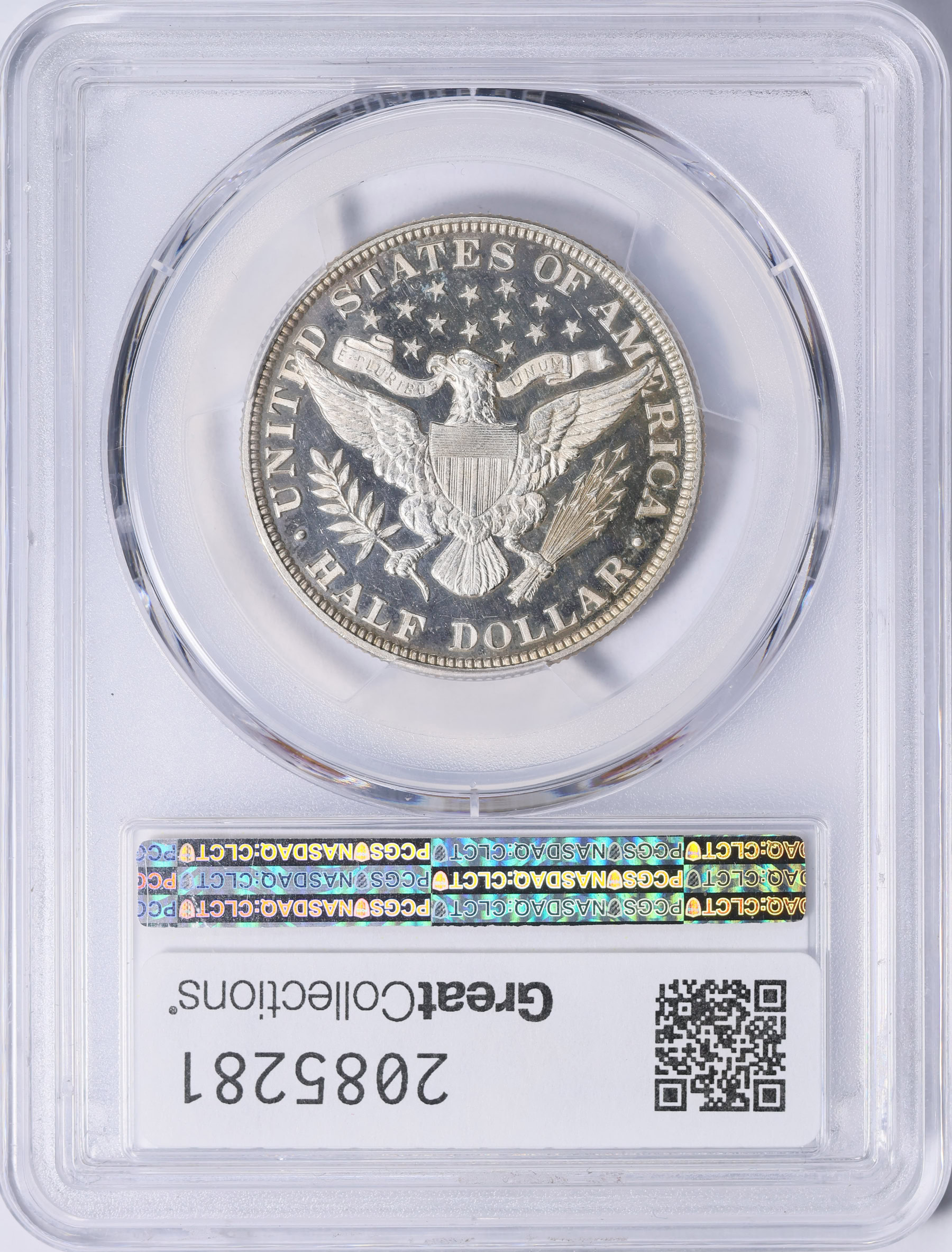 1892 Barber Half Dollar PCGS Proof-64+ CAMEO (Item 2085281 ...