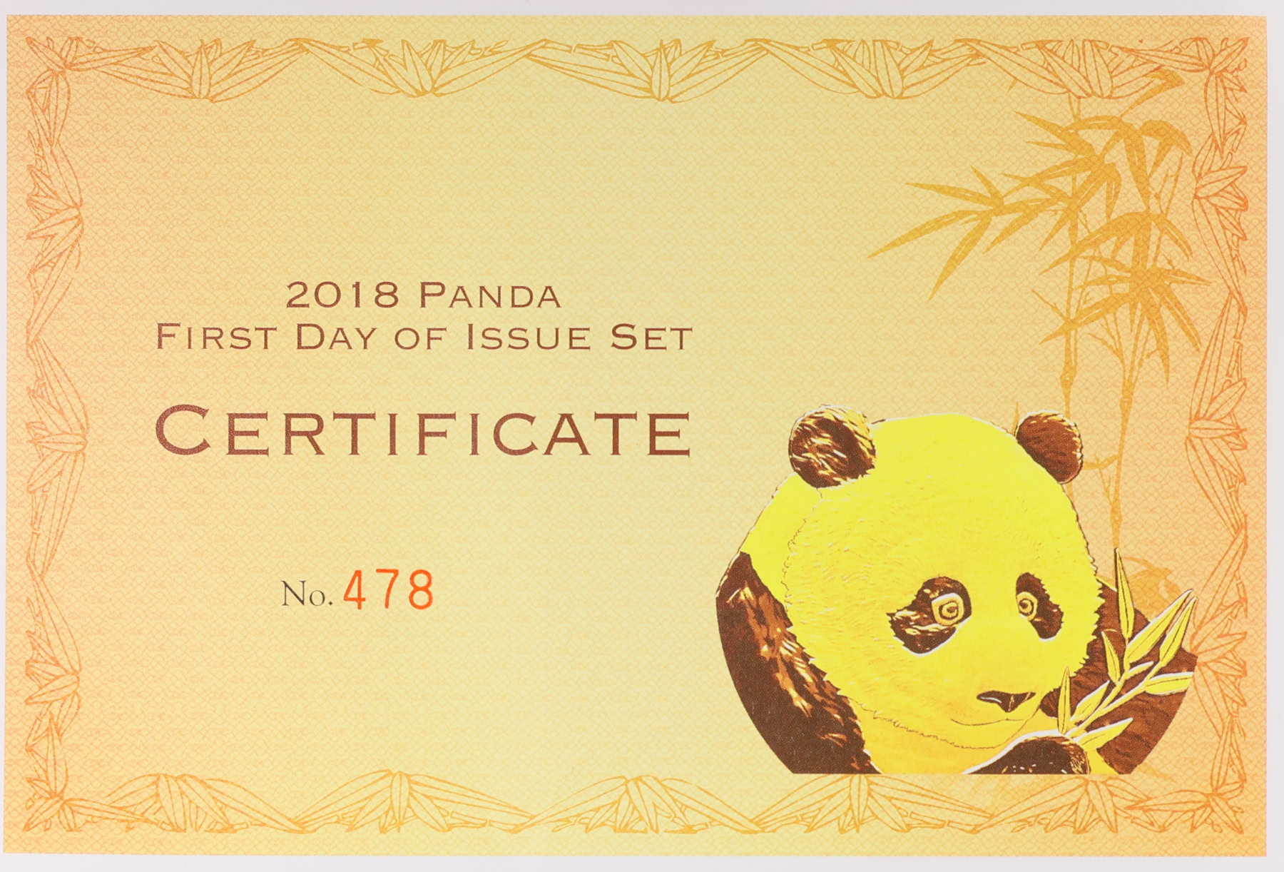 China 2018 Gold 10, 50, 100, 200 and 500 Yuan Panda Set in Case of ...