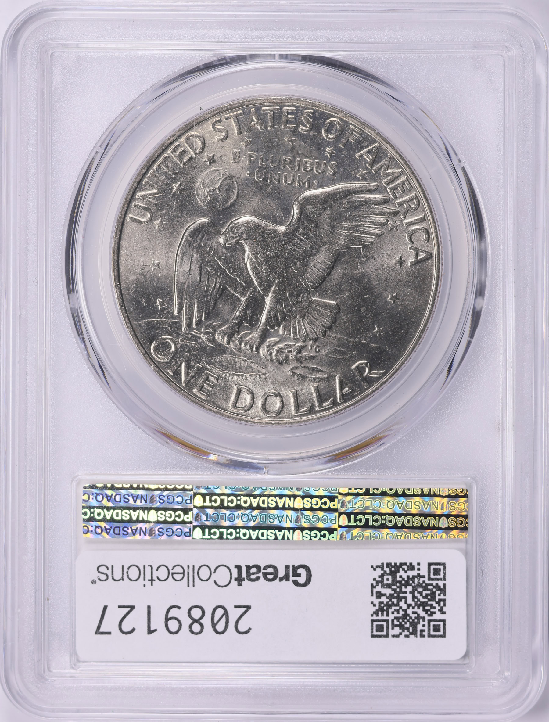 1972-D Eisenhower Dollar PCGS MS-65 (Item 2089127) | GreatCollections ...