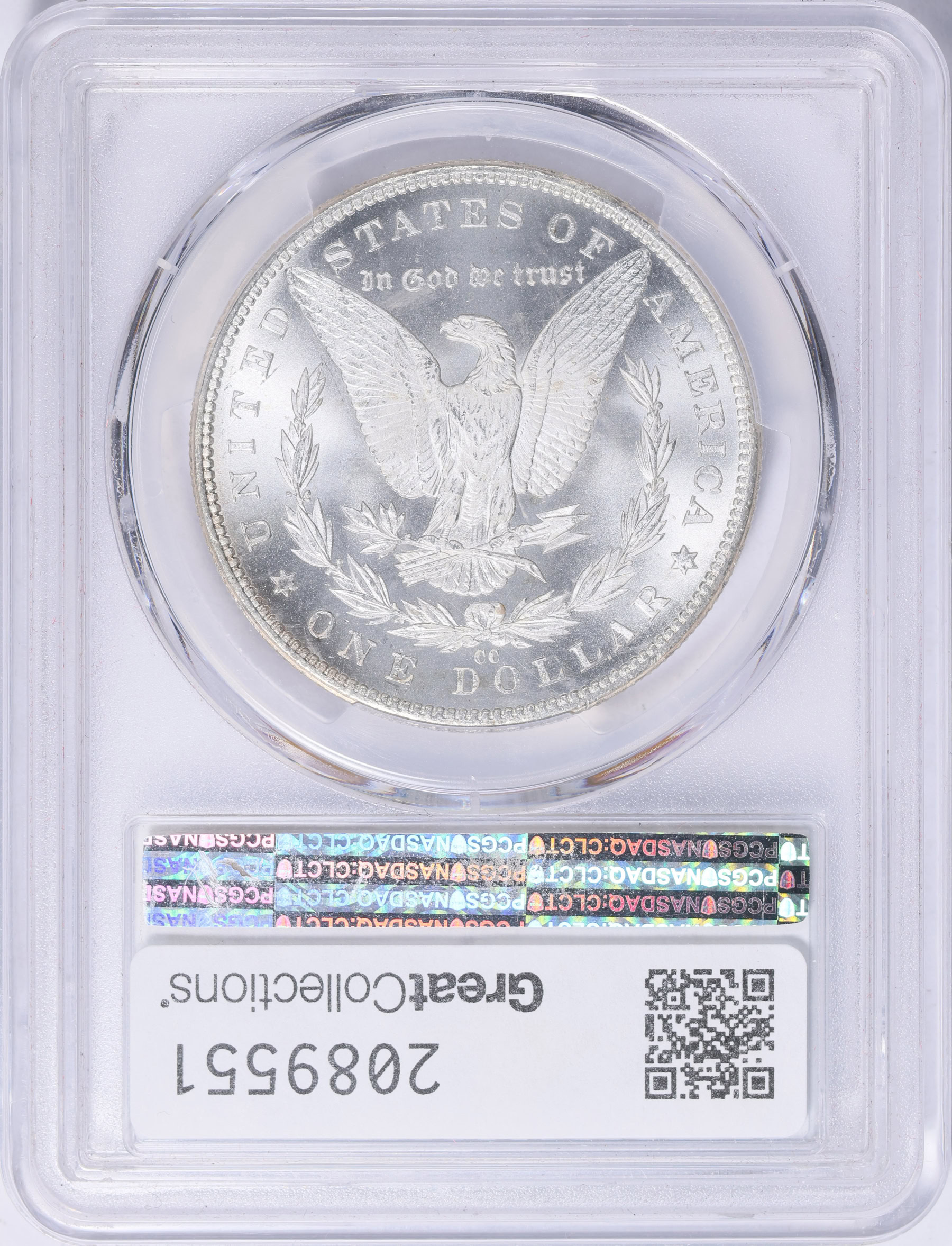 1882-CC Morgan Silver Dollar PCGS MS-67 (CAC Green) (Item 2089551 ...