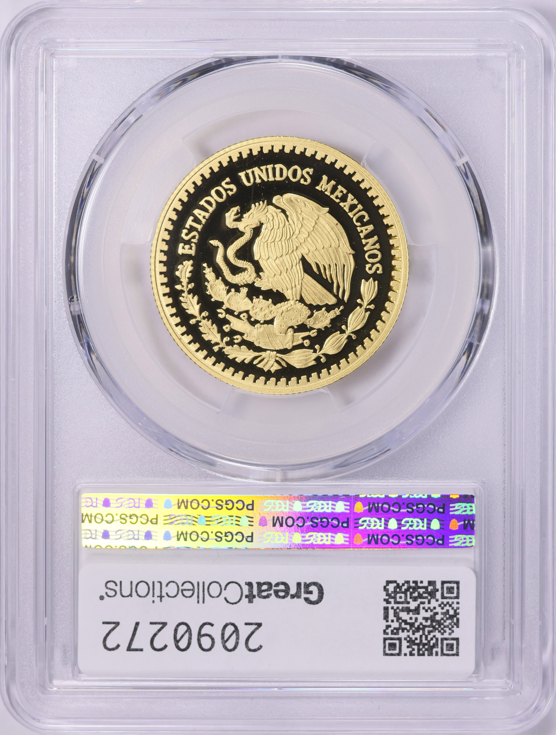 Mexico 2024-Mo Gold 1/2 Onza Libertad KM-674 PCGS Proof-70 DCAM (AGW ...