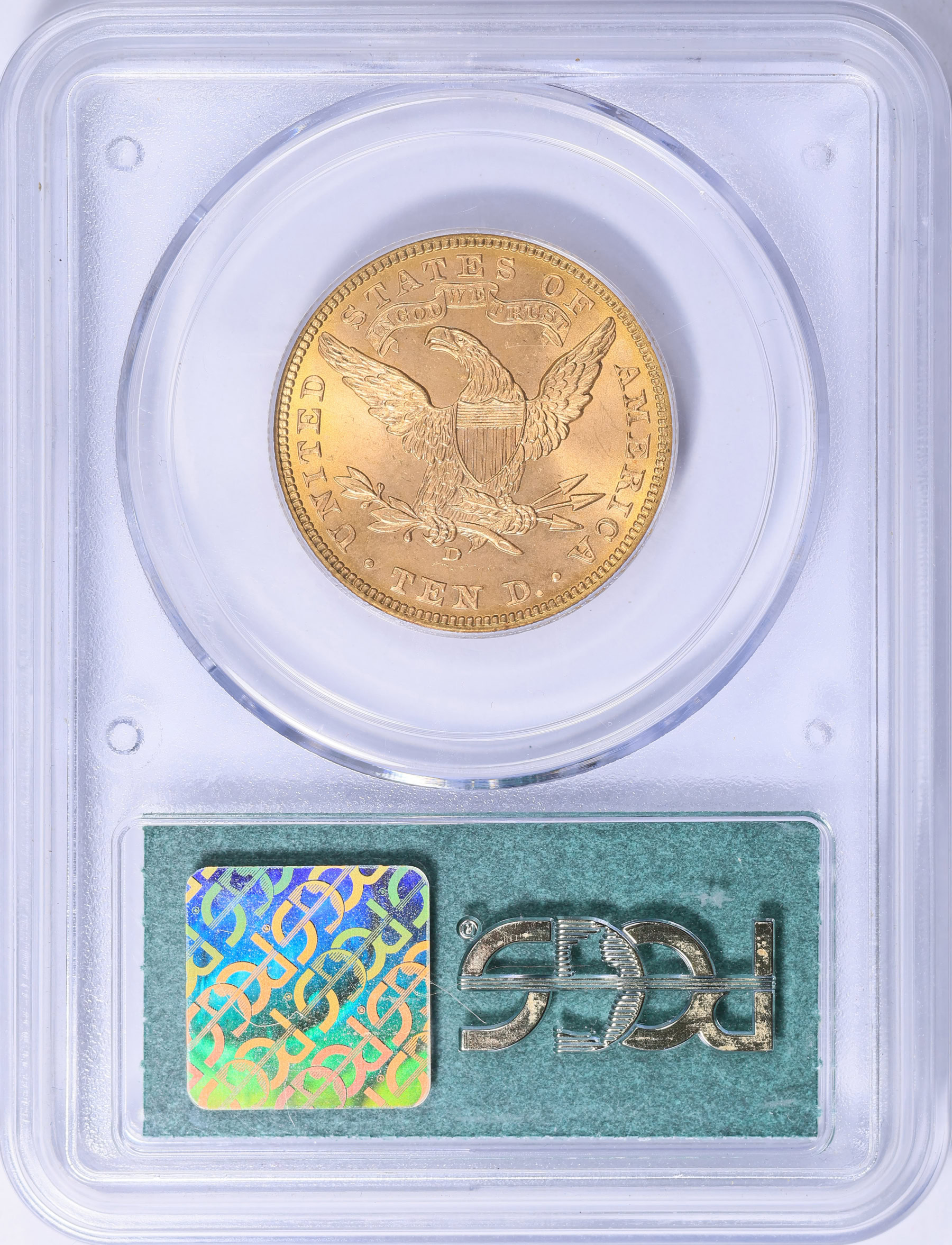 1906-D Liberty Gold Eagle PCGS MS-64 (CAC Green) OGH (Doily) (Item ...