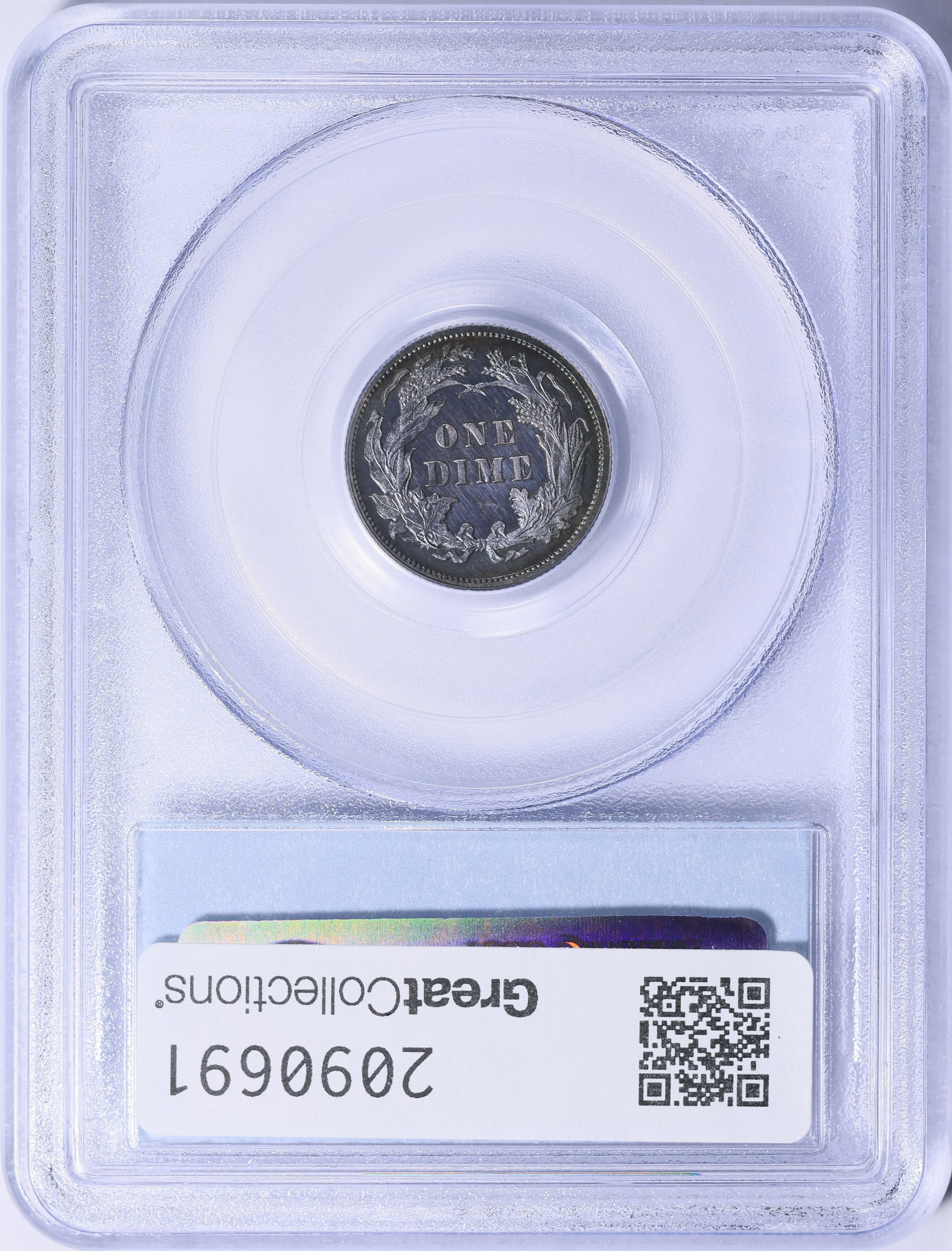 1882 Seated Liberty Dime PCGS Proof-63 (Toned) (Item 2090691 ...