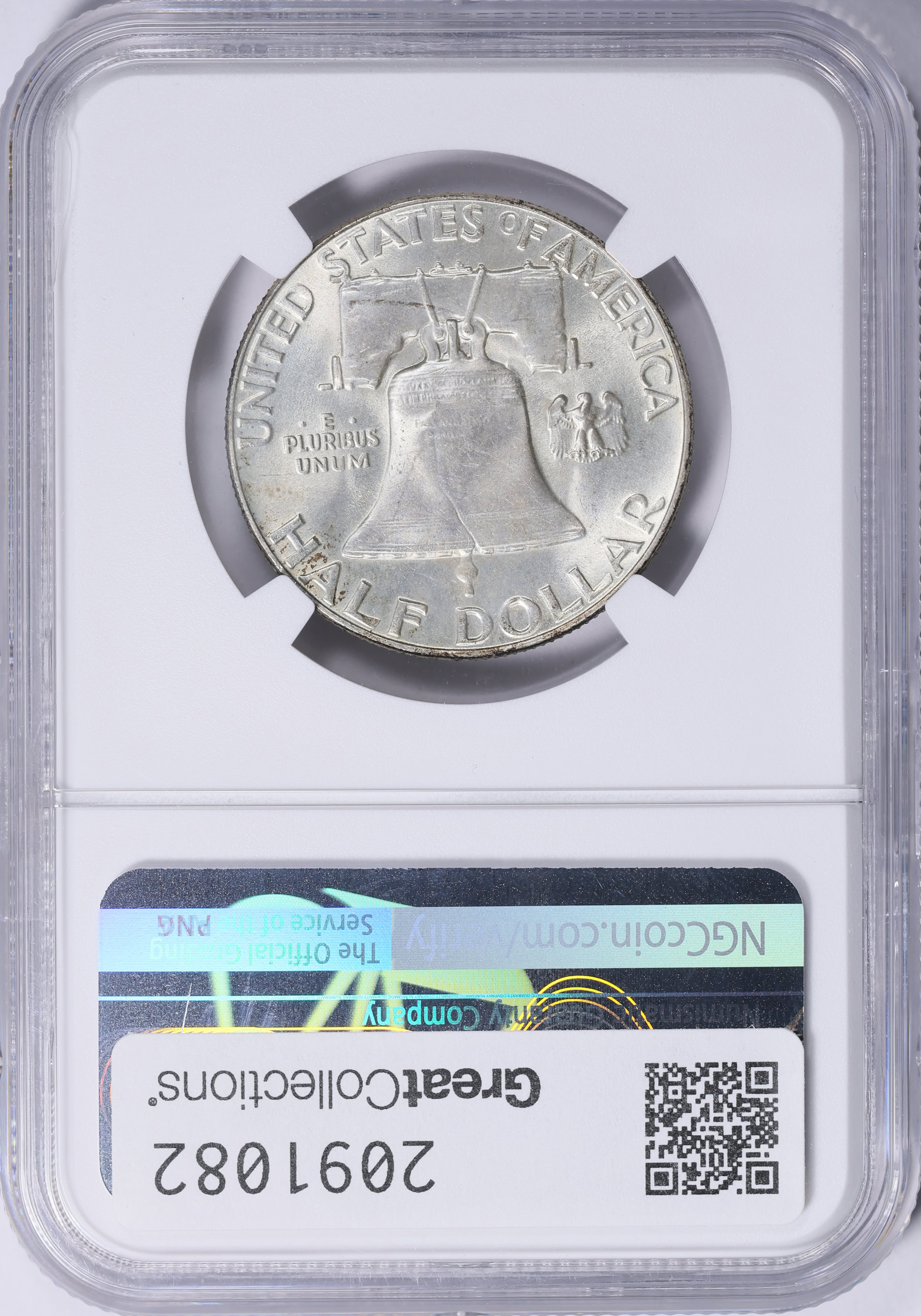 1956 Franklin Half Dollar Bugs Bunny FS-401 NGC MS-65 (Bill Fivaz ...