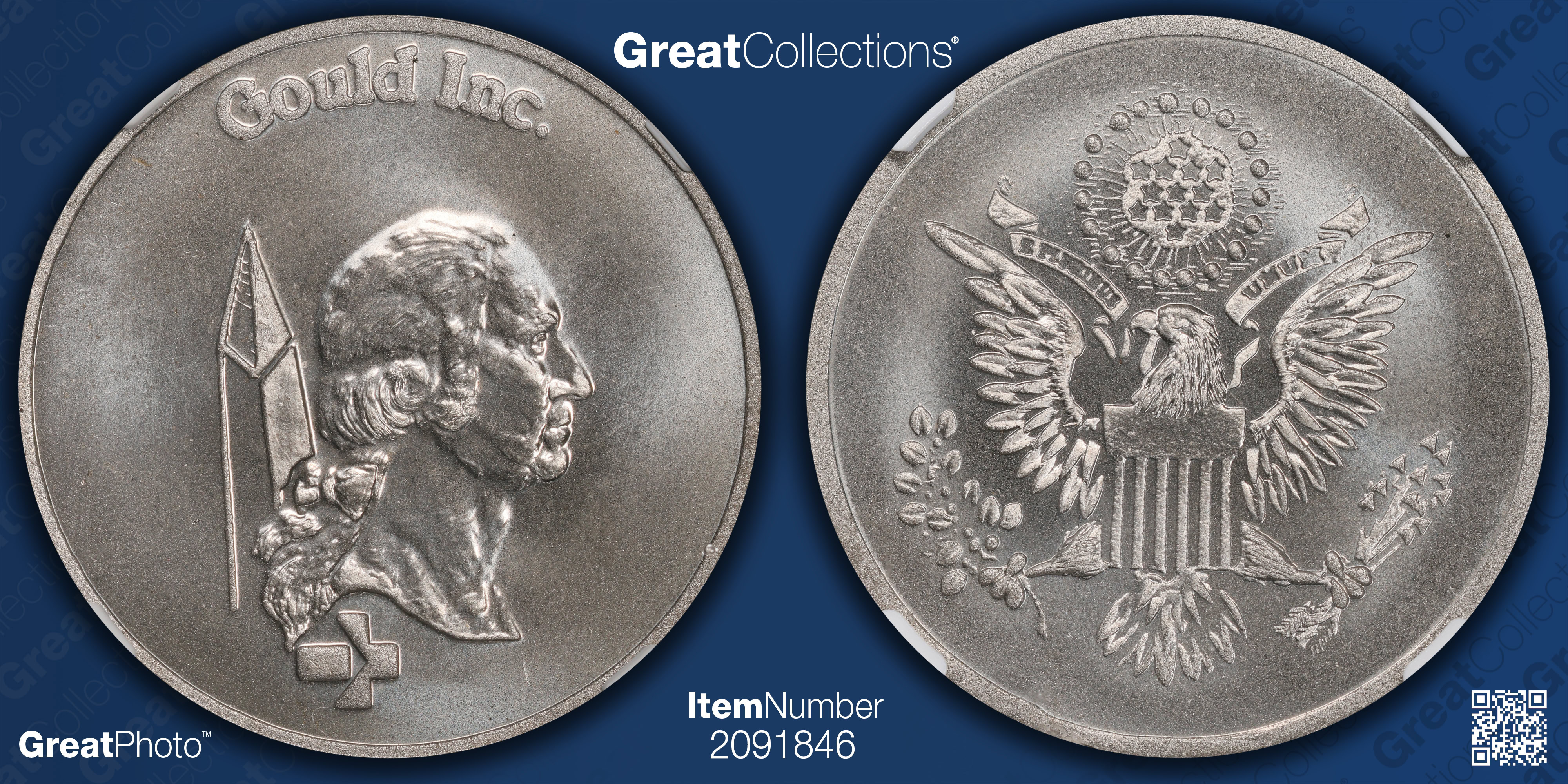 Pattern (1977-78) $1 Gould RB-1450 (4.27 Grams) NGC MS-67 | NGC Cert ...