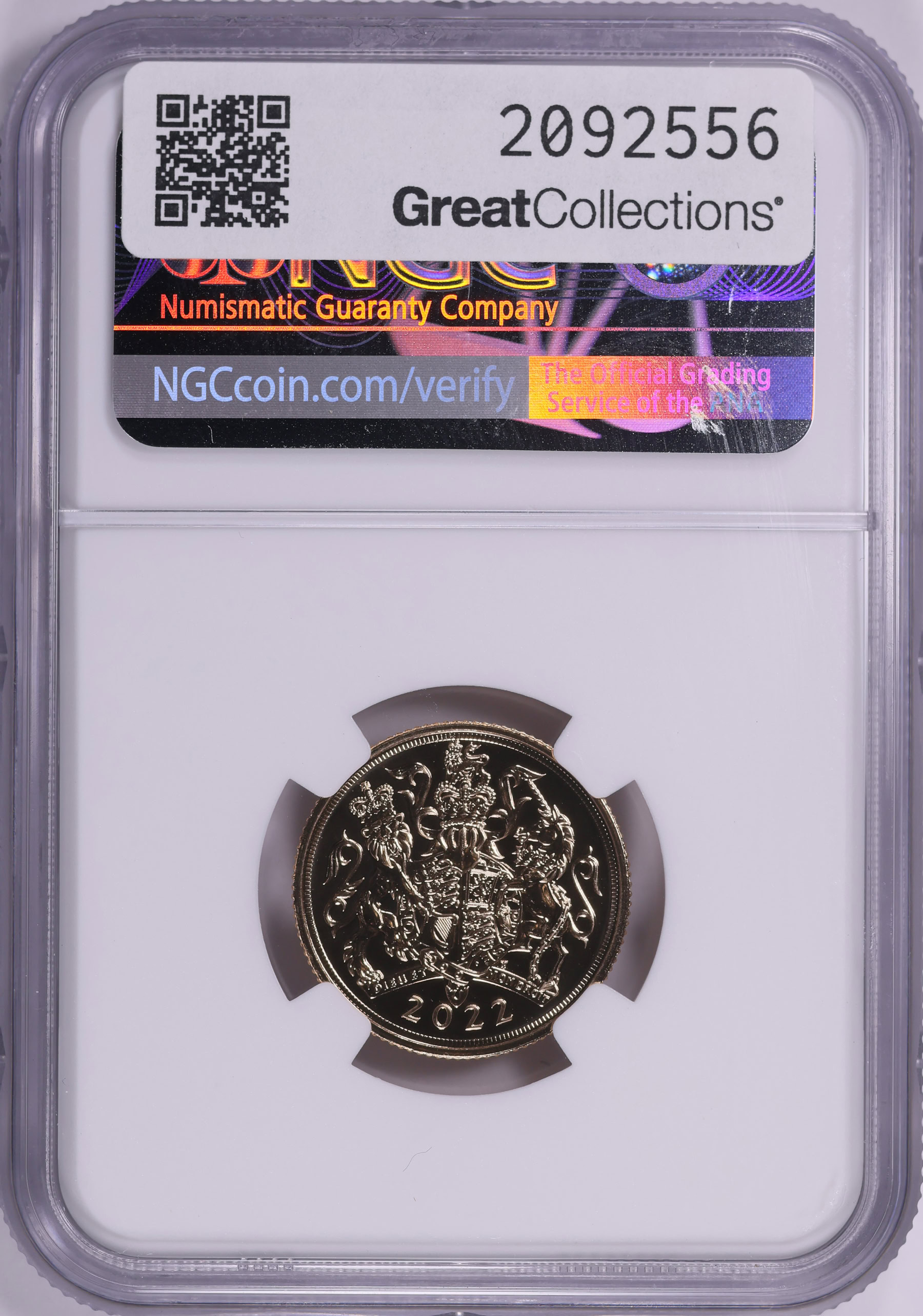 Great Britain 2022 Gold Sovereign Platinum Jubilee Queen Elizabeth II ...