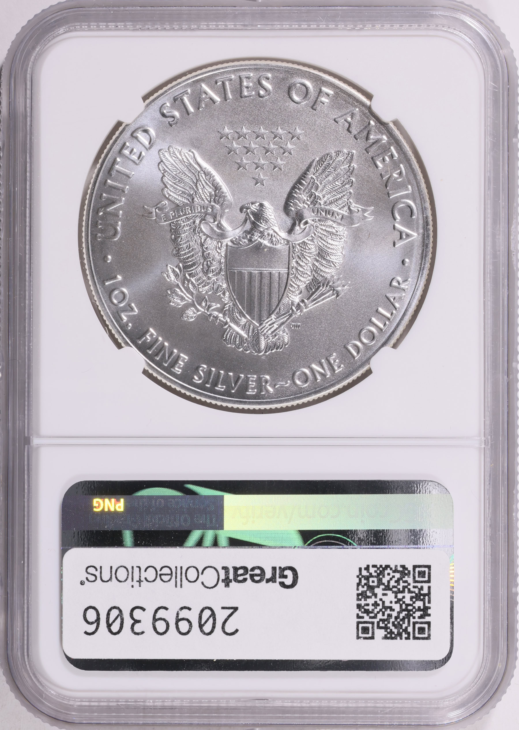 2019 $1 Silver Eagle First Day of Issue NGC MS-70 (Mike Castle Signed ...